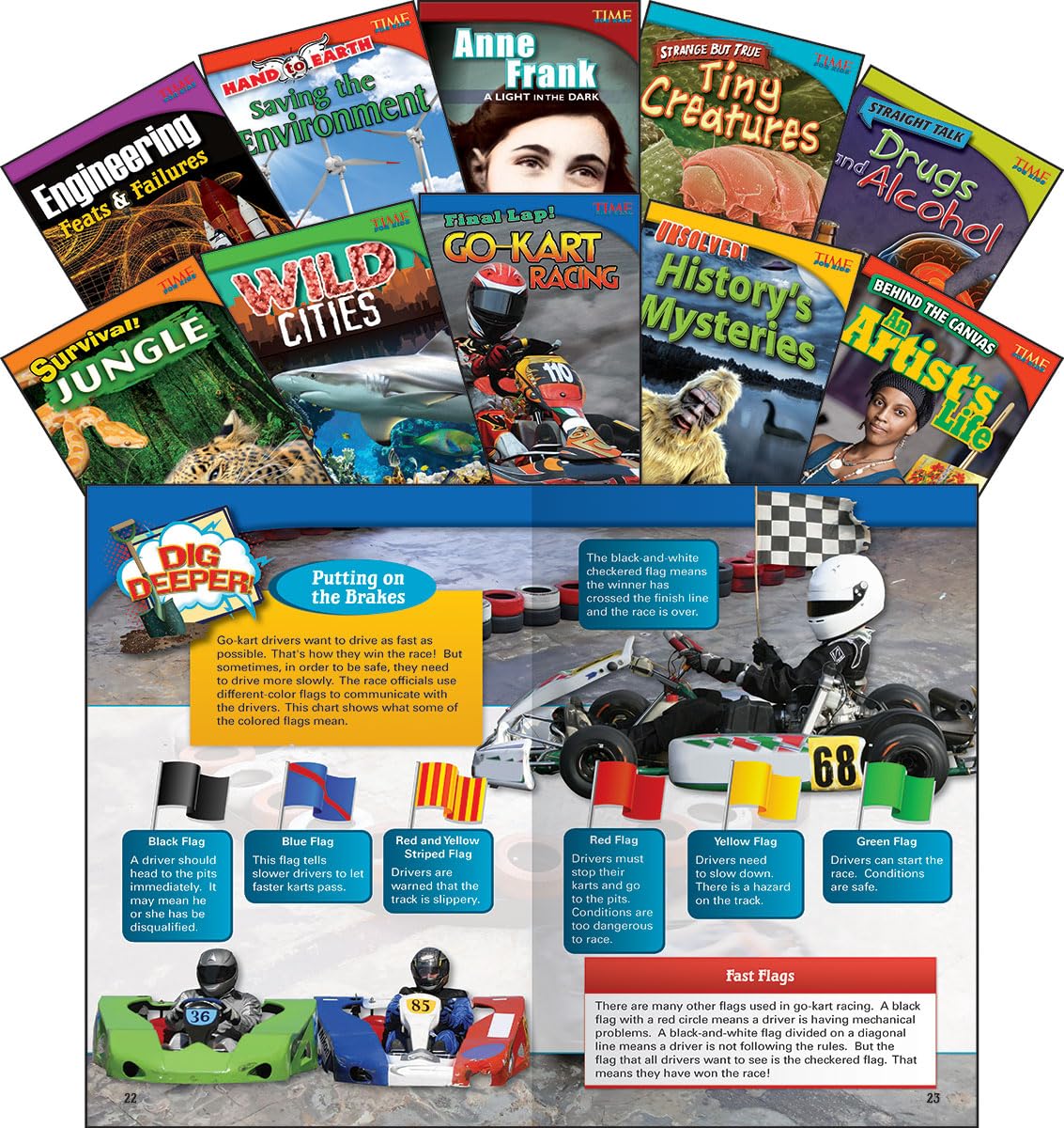 Amazon.com: TIME FOR KIDS® Informational Text Grade 4 Readers Set 3 10 ...