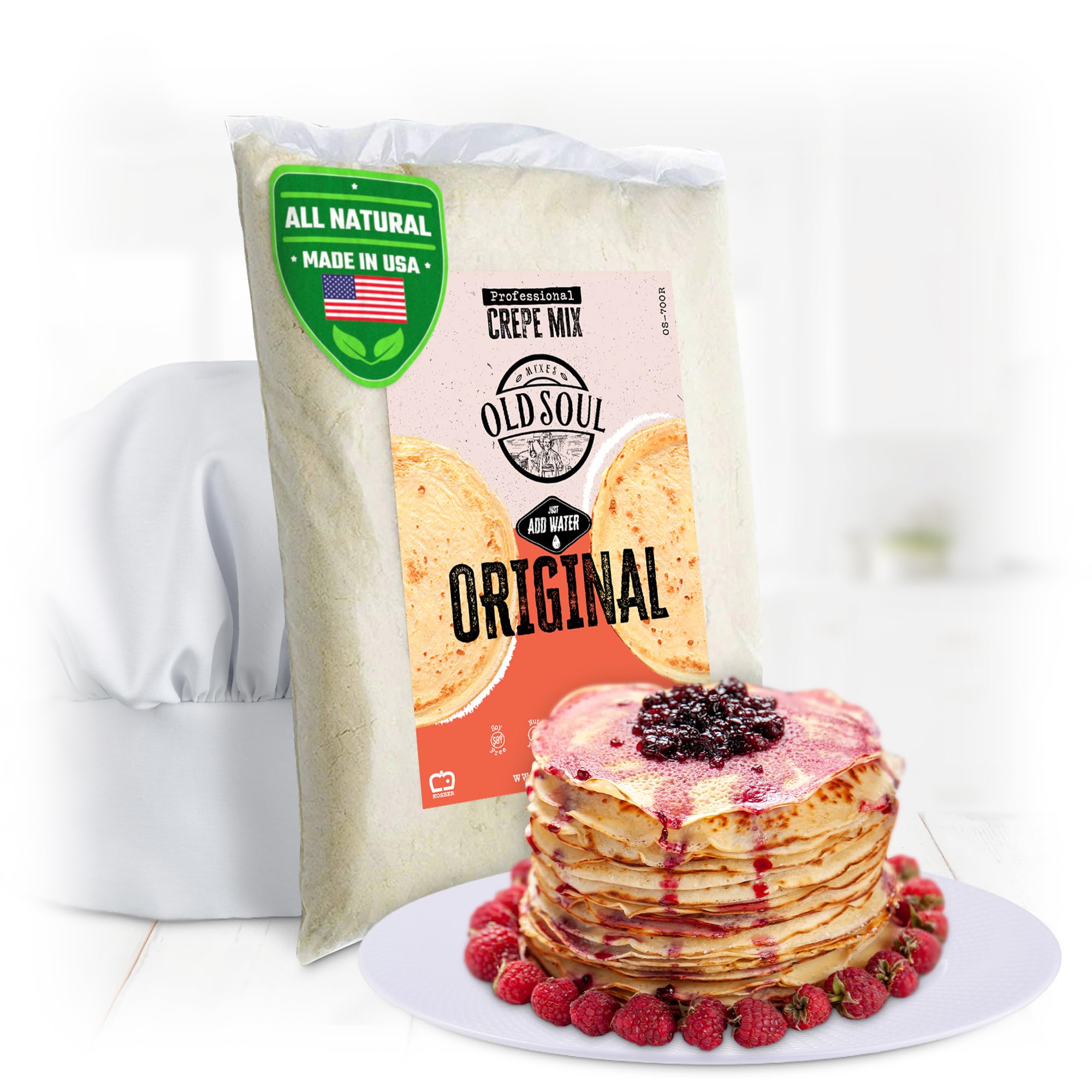 Amazon.com : OldSoul Professional Crepe Mix | Original Dough Mix ...