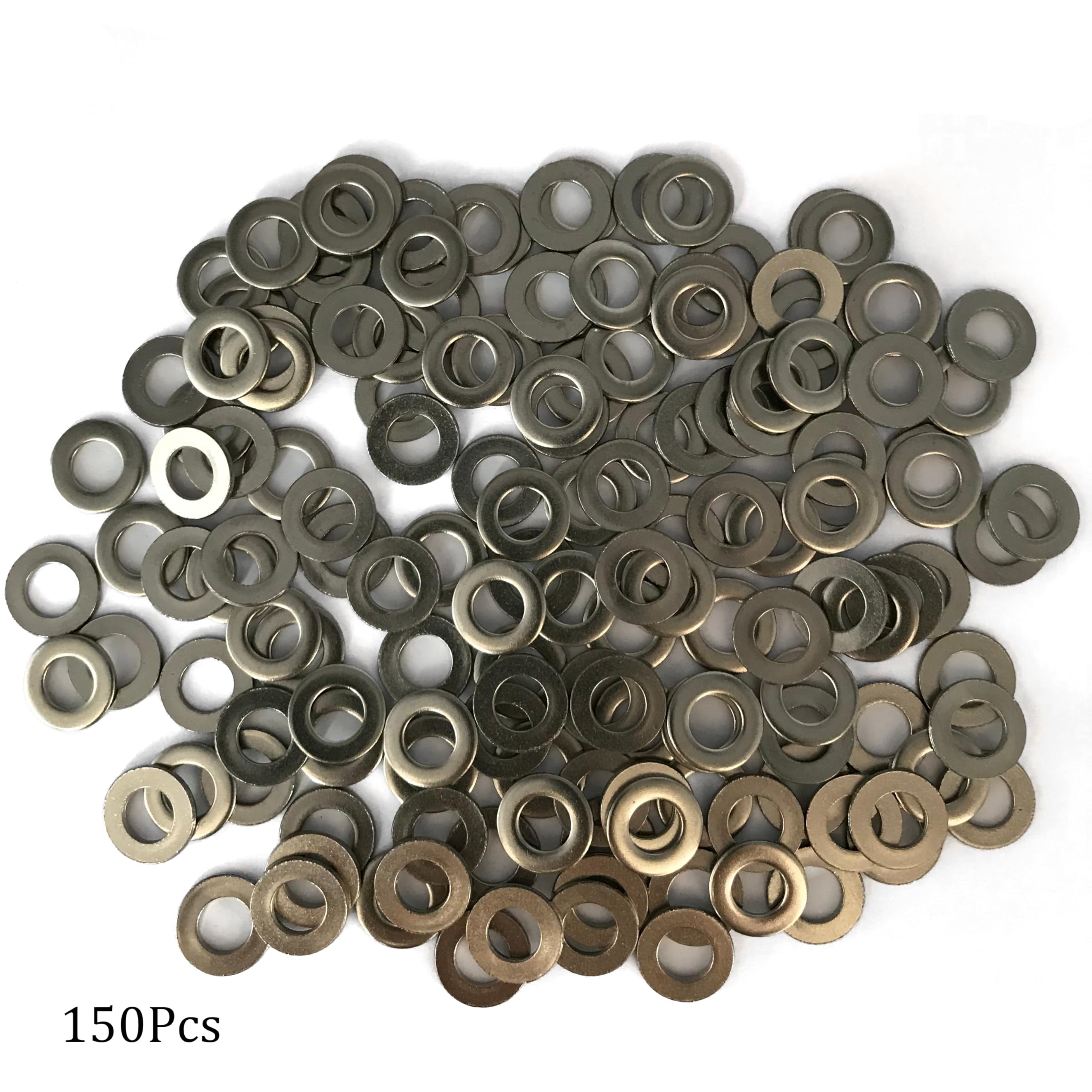 Snapklik.com : M8 Flat Washer, 304 Stainless Steel, 8mm ID, 16mm OD, 1 ...