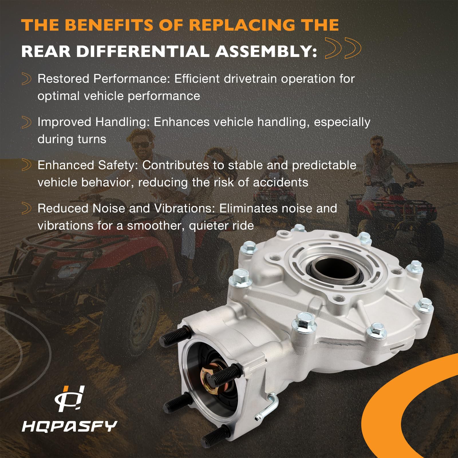 Snapklik.com : Complete Rear Differential Assembly Compatible