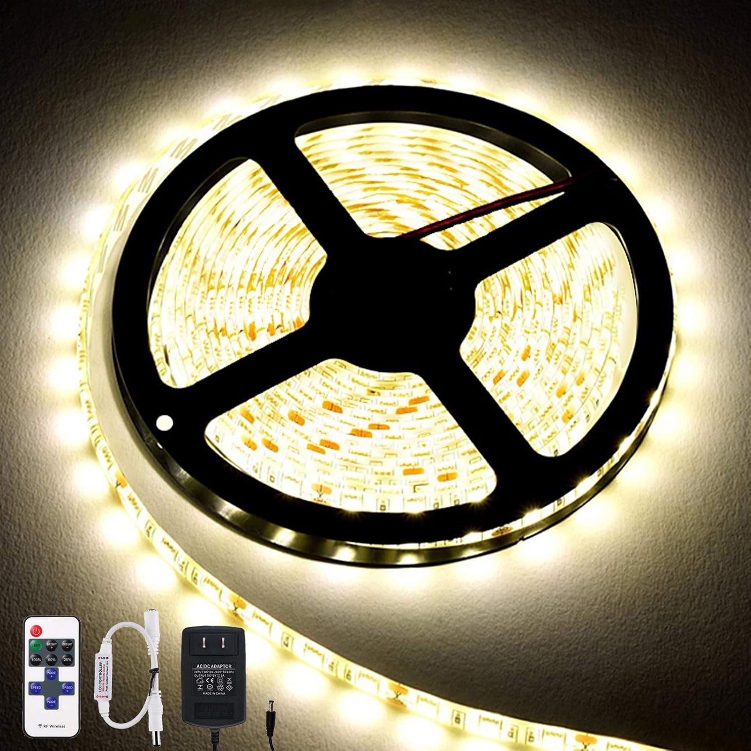 DQST Tira LED, Tira de Luces LED, 5M 300 LEDs con Control Remoto, Tira ...