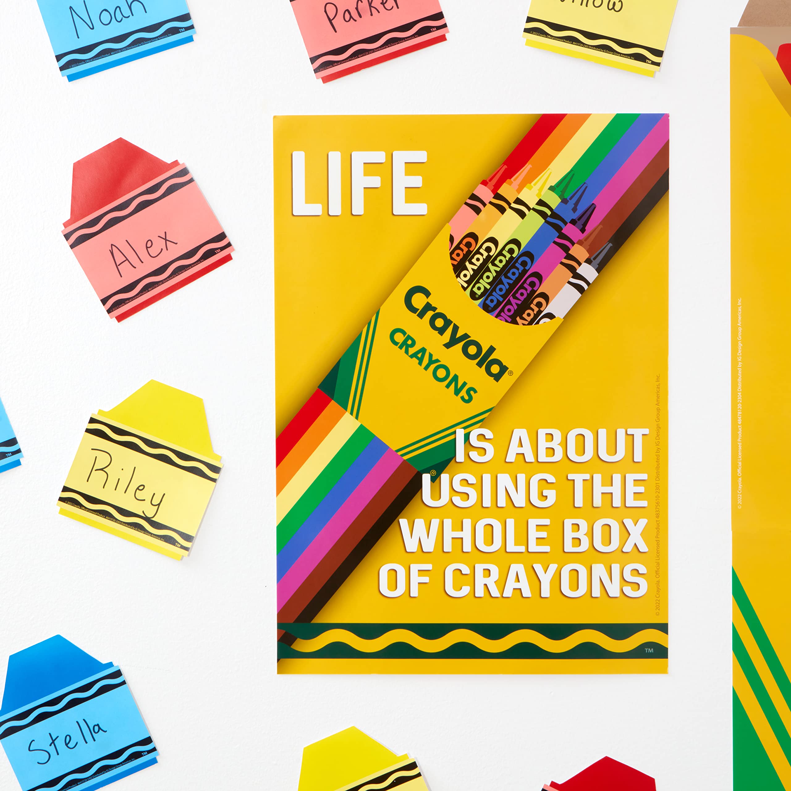 Snapklik.com : Eureka Crayola Crayons Paper Cut-Out Classroom ...