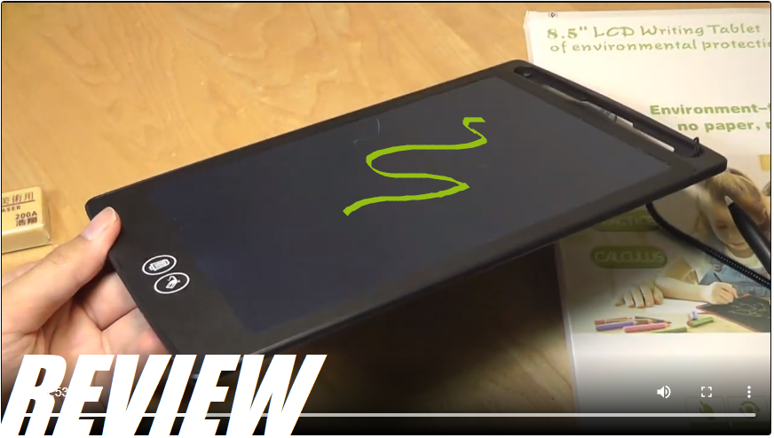 Watch LCD Writing Tablet Review& Partial Erase Function? on Amazon Live