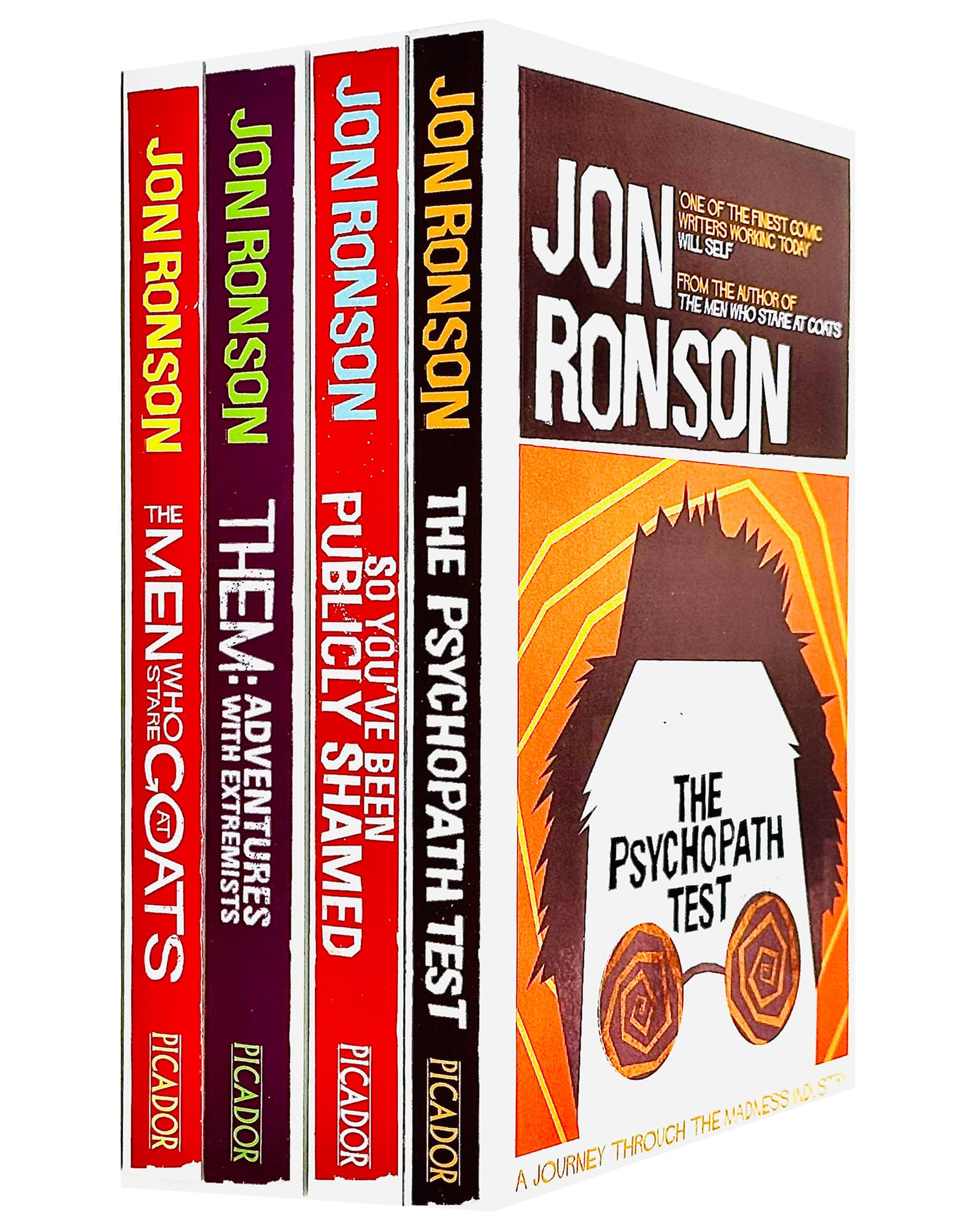 Jon Ronson 4 Books Bundle Collection Set (The Psychopath Test, So You ...