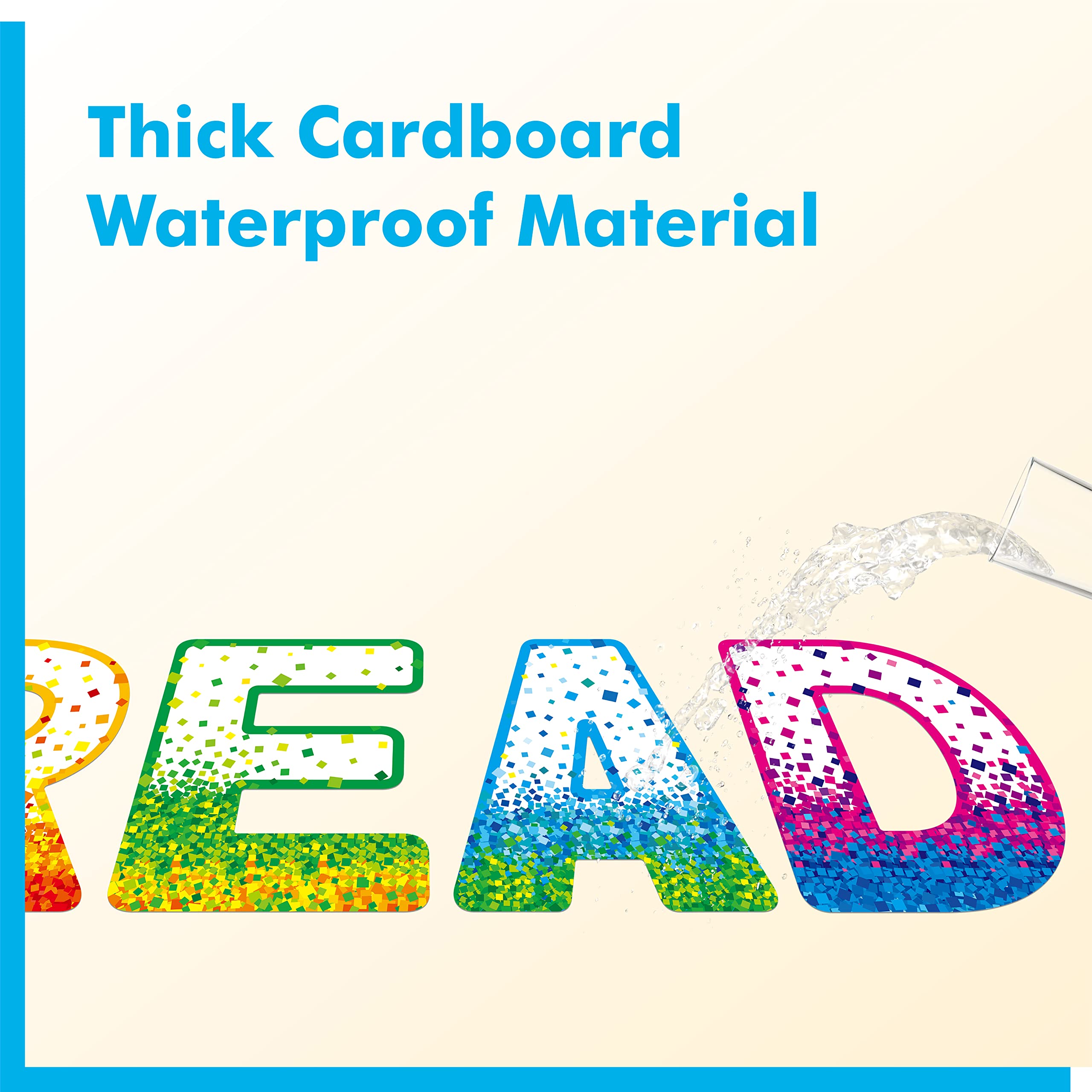 Snapklik.com : Classroom Decoration, 4 PCS Read Single Confetti Letter ...
