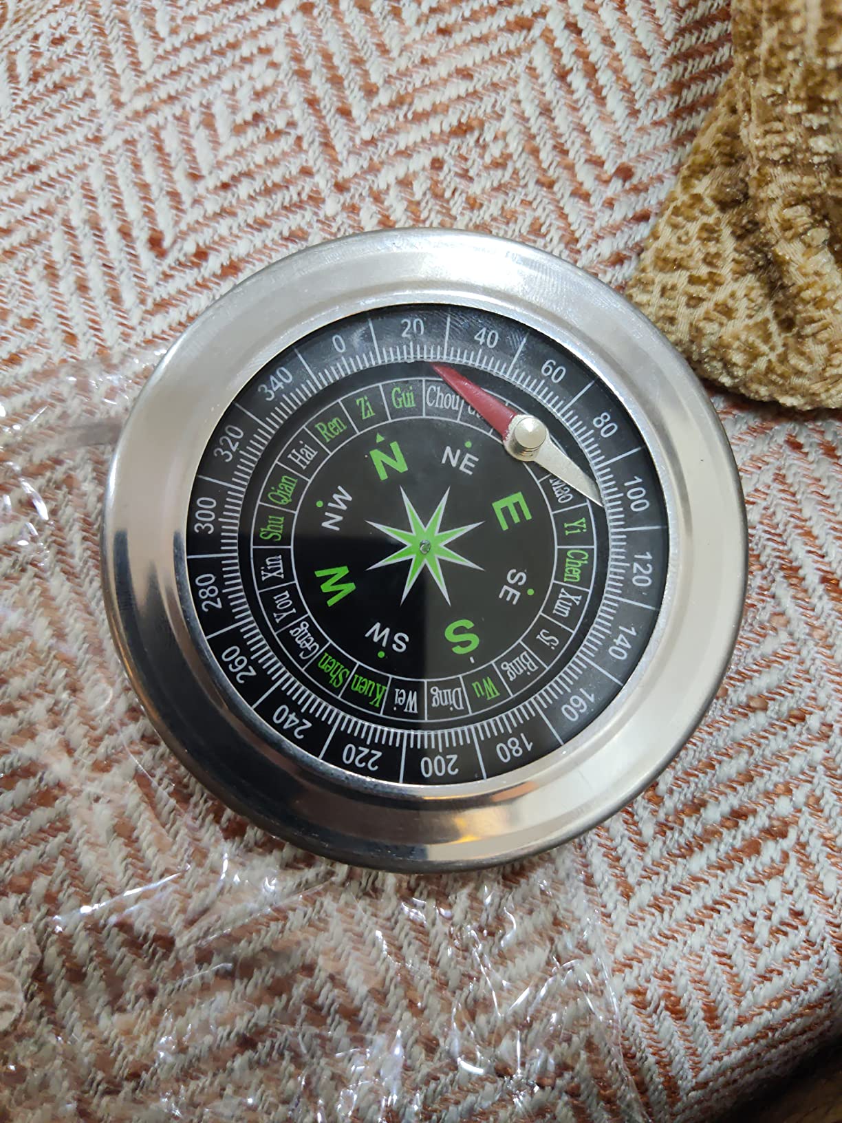 Buy Civil World Stainless Steel Directional Pocket Magnetic Compass ...