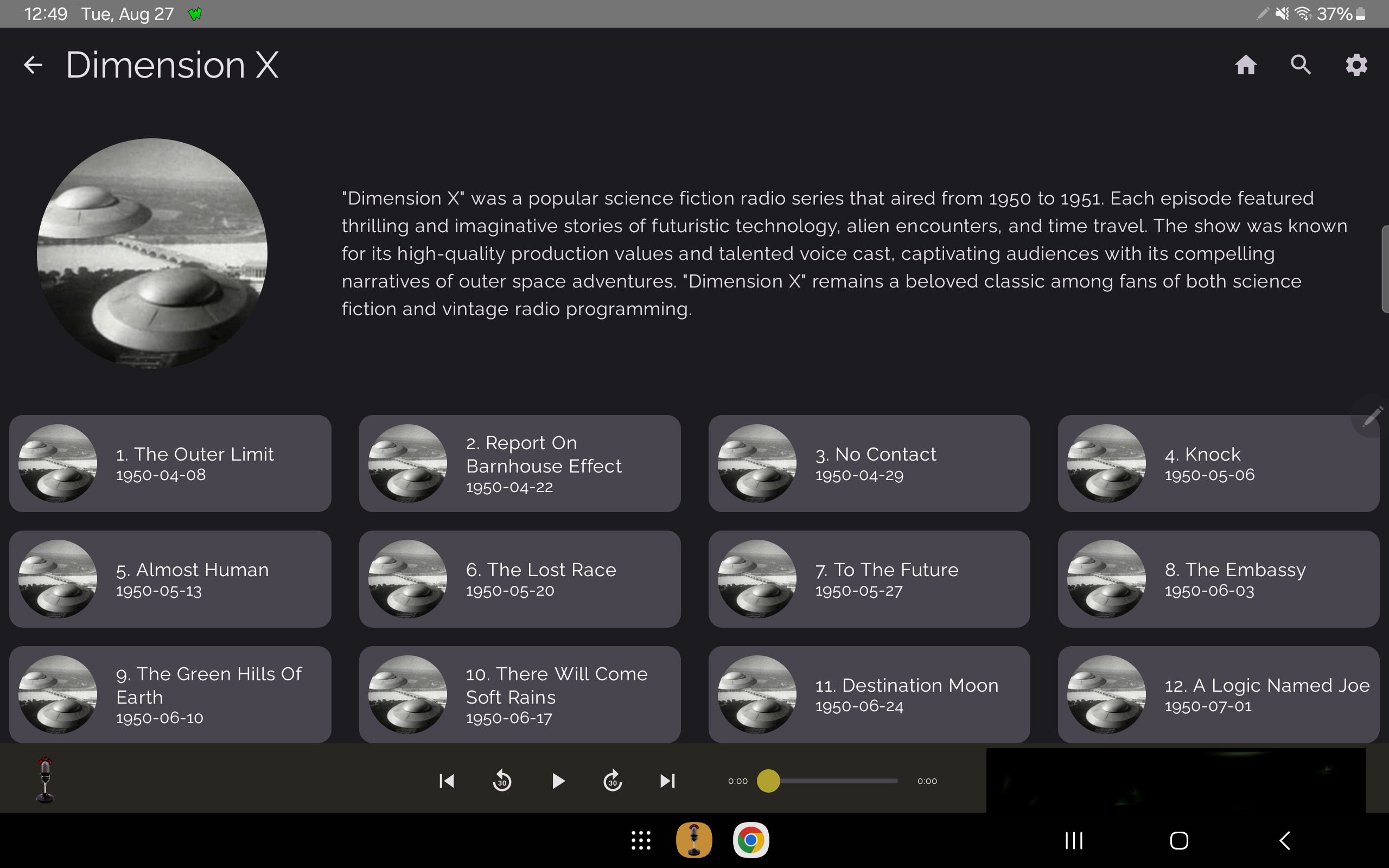 Old Time Radio Player - App on Amazon Appstore