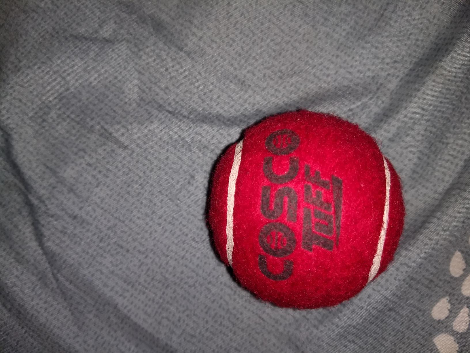 Cosco Cotton Tuff Cricket Tennis Ball (Pack of 6, Red) : Amazon.in ...