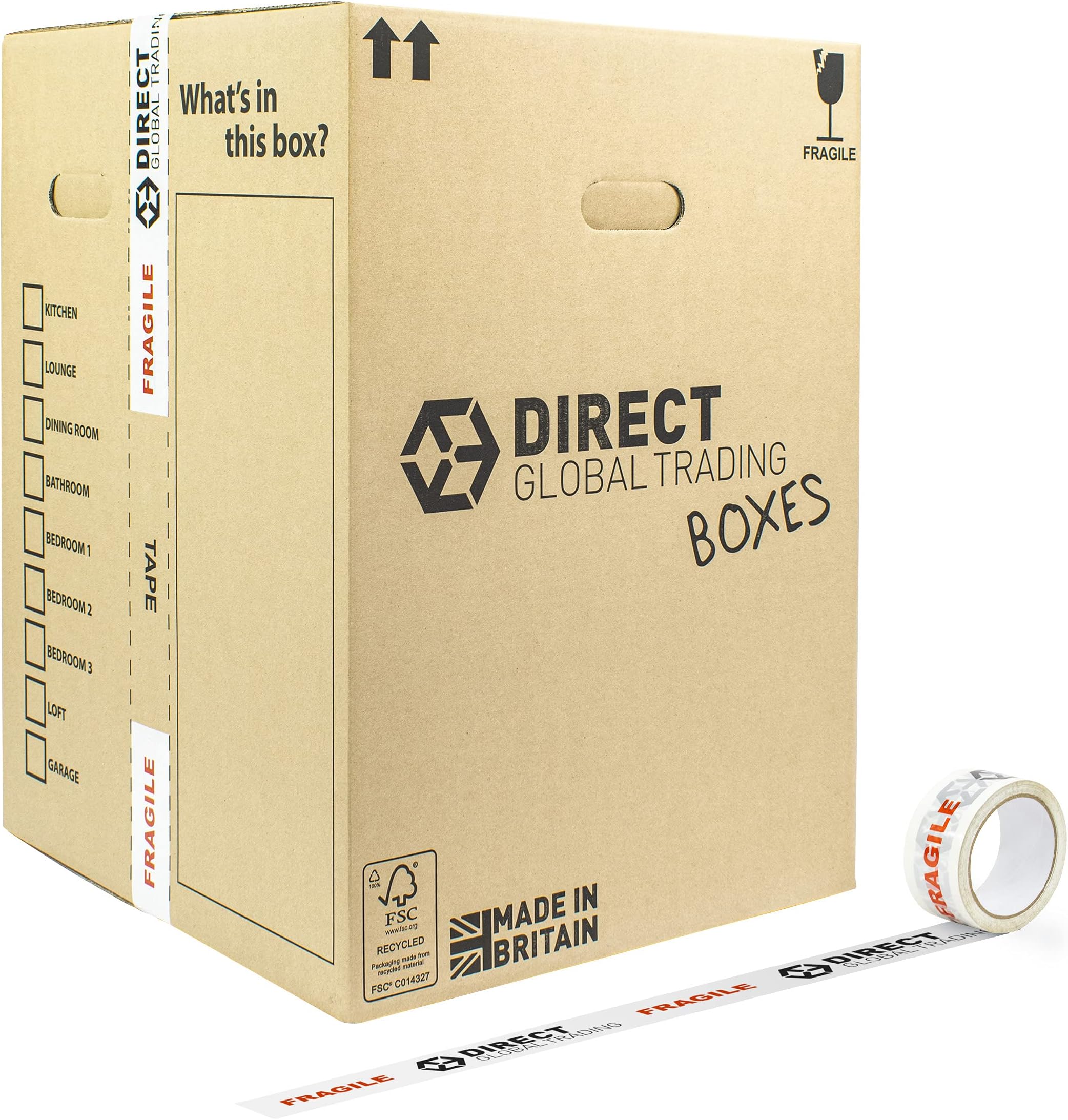 5 Strong Extra Large Tall Strong Cardboard Storage Packing Moving House ...