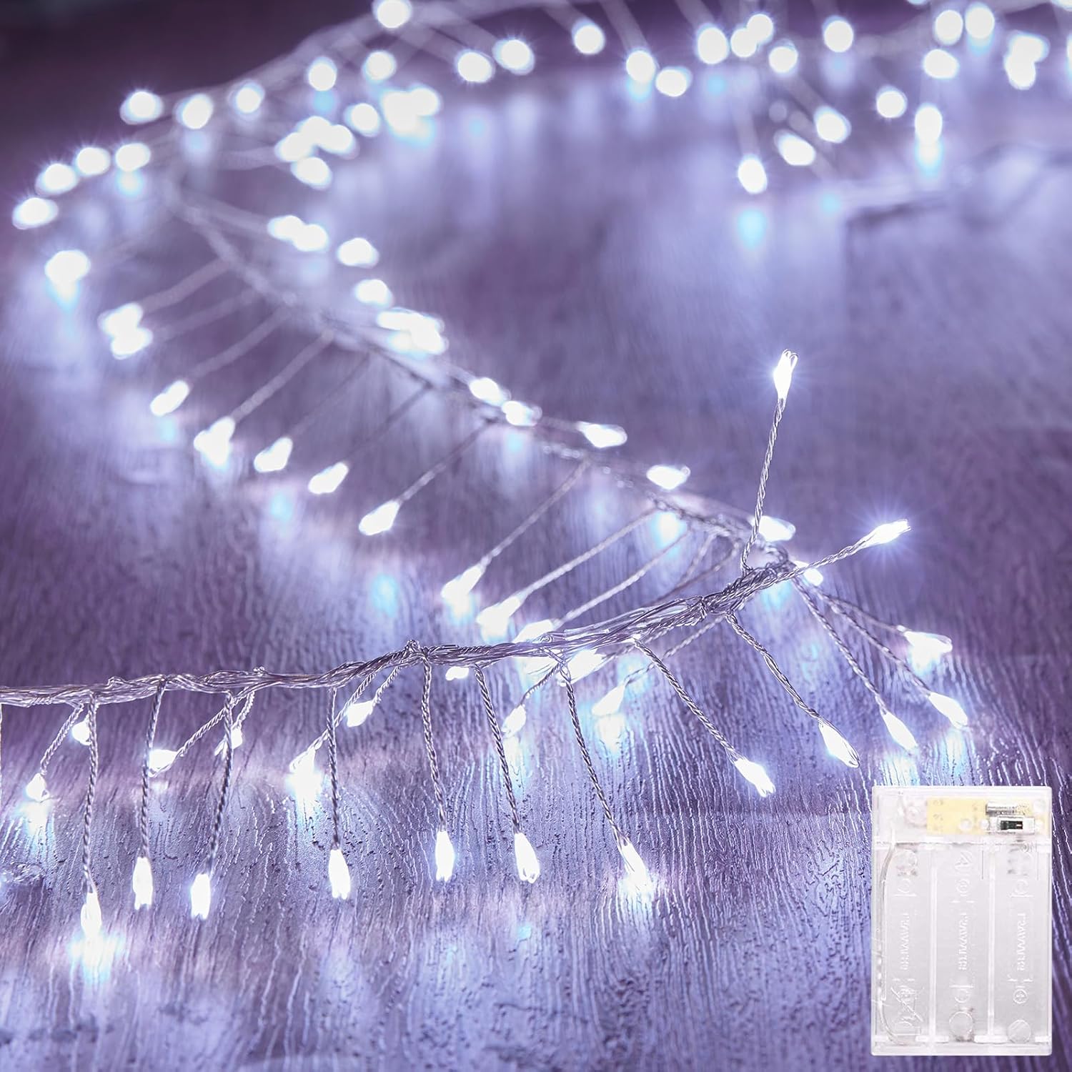 Amazon.com: Fairy Lights Battery Operated, 10Feet 120LEDs Firecracker ...