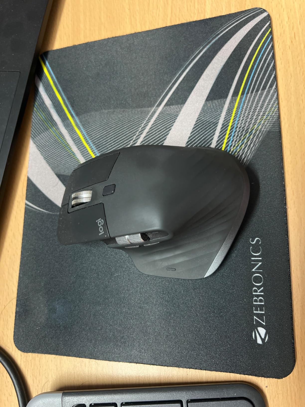 ZEBRONICS MSP-X2 Mouse Pad, Smooth Micro Fiber Cloth with Stitched ...