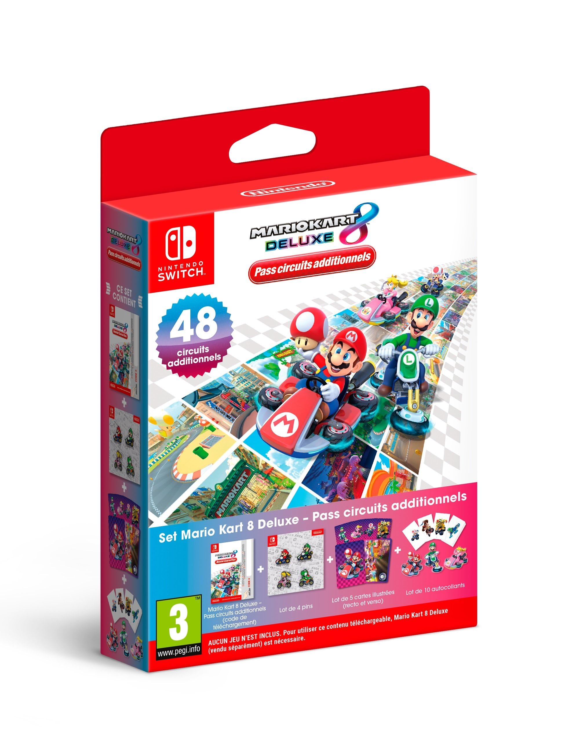Nintendo Set Mario Kart 8 Deluxe - Pass circuits additionnels : Amazon ...