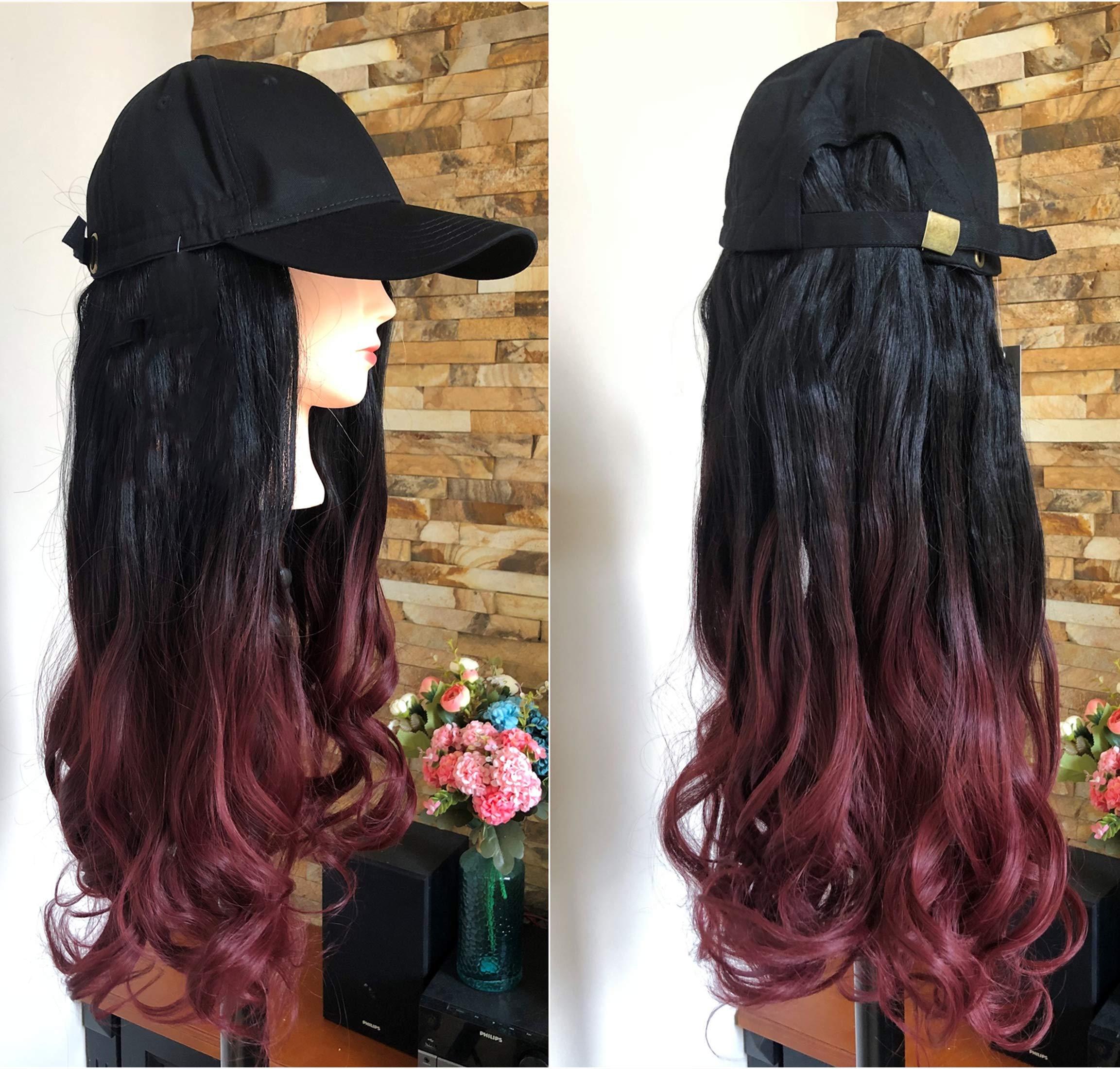 Plum Red Hair Ombre