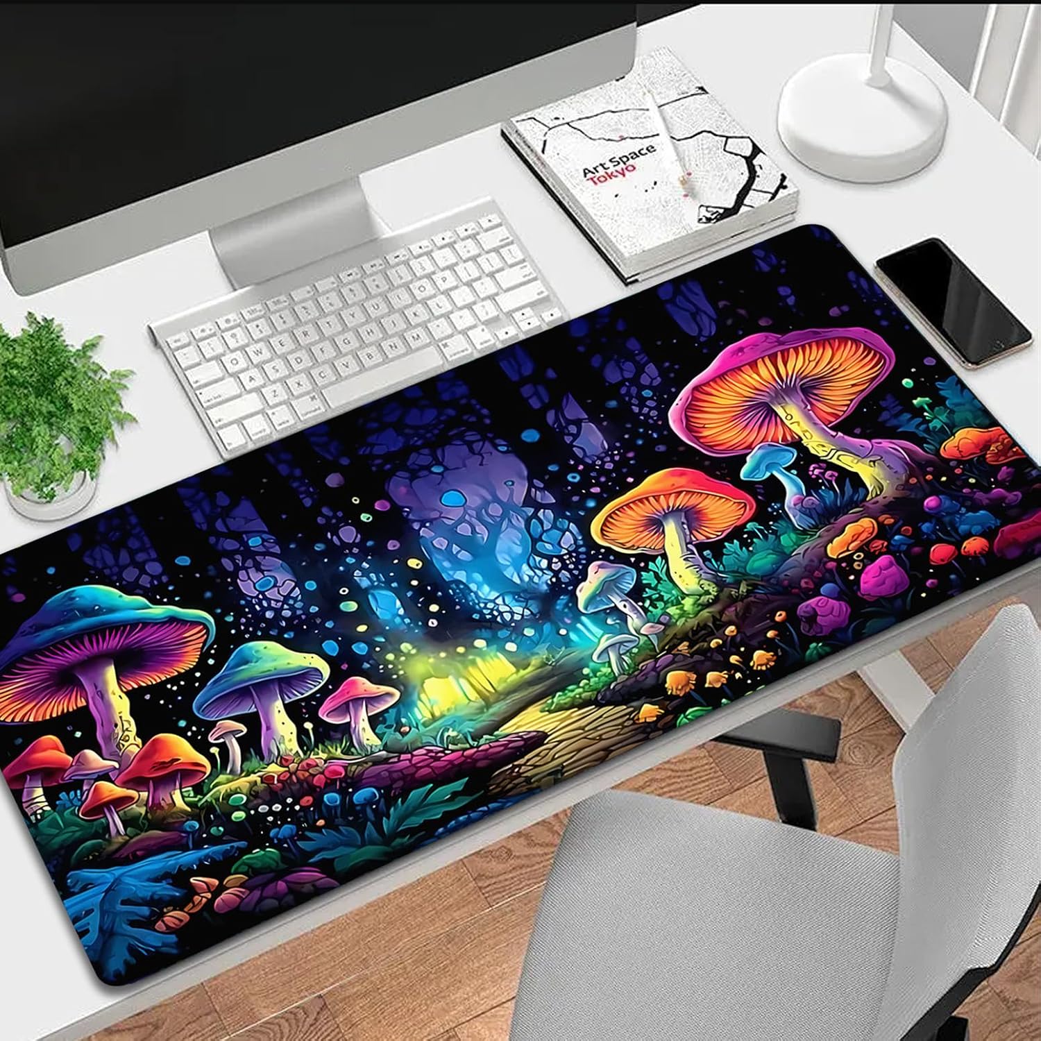 Amazon.com: SparkLia Gaming Mouse Pad, Blacklight Large Non-Slip Rubber ...