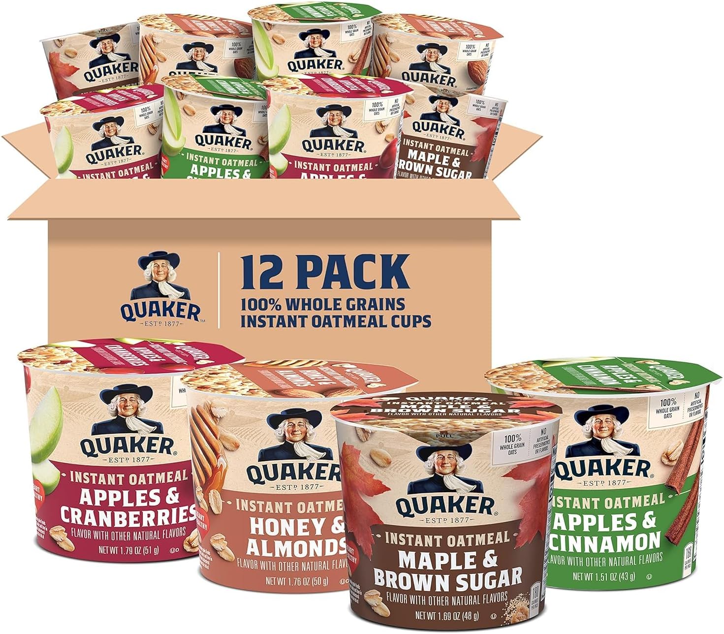 Amazon.com: Kellogg's Cold Breakfast Cereal, Single Serve, Variety Pack ...