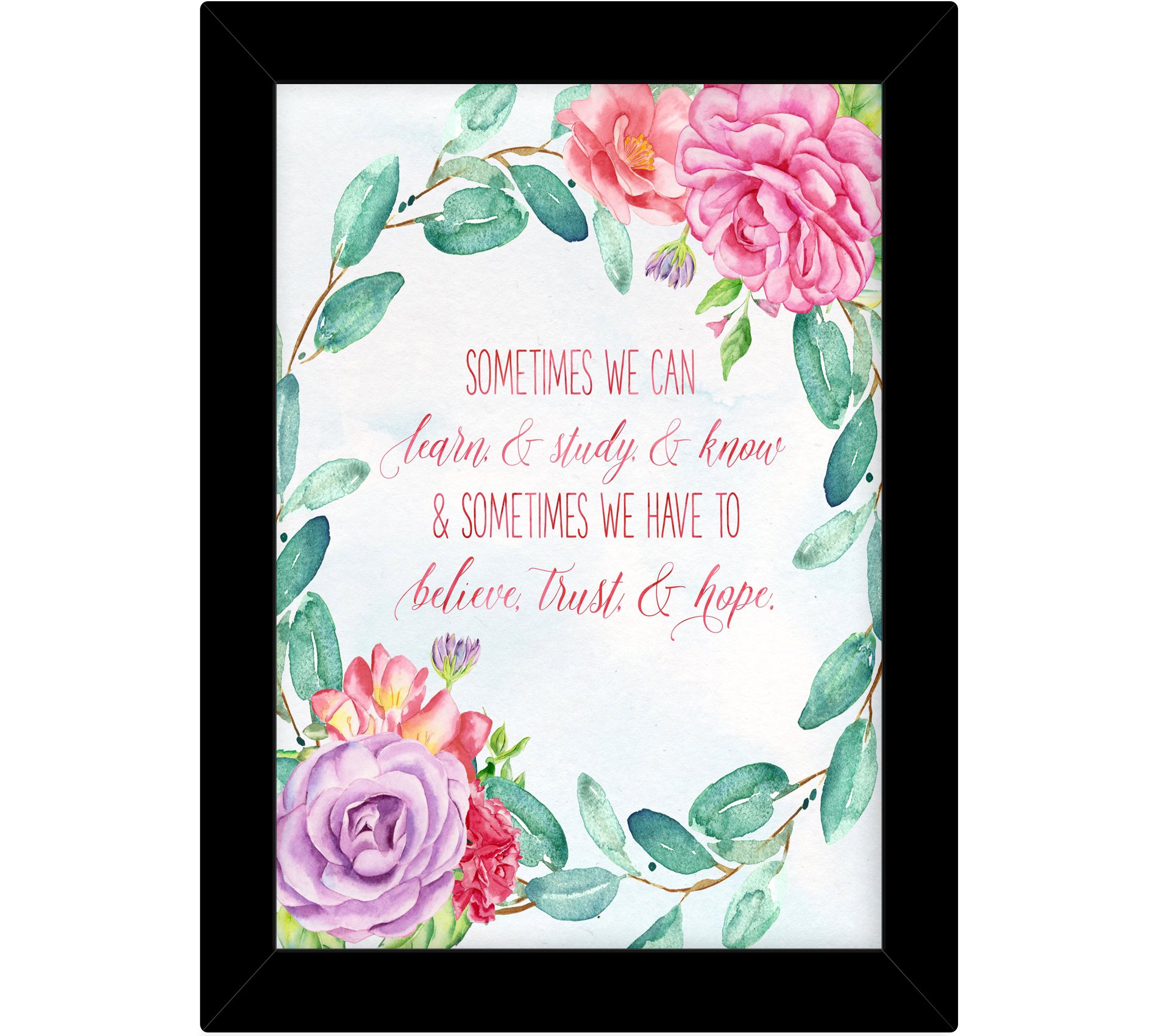 Buy TIED RIBBONS Inspirational Quotes Wall Frames Motivational Quotes ...