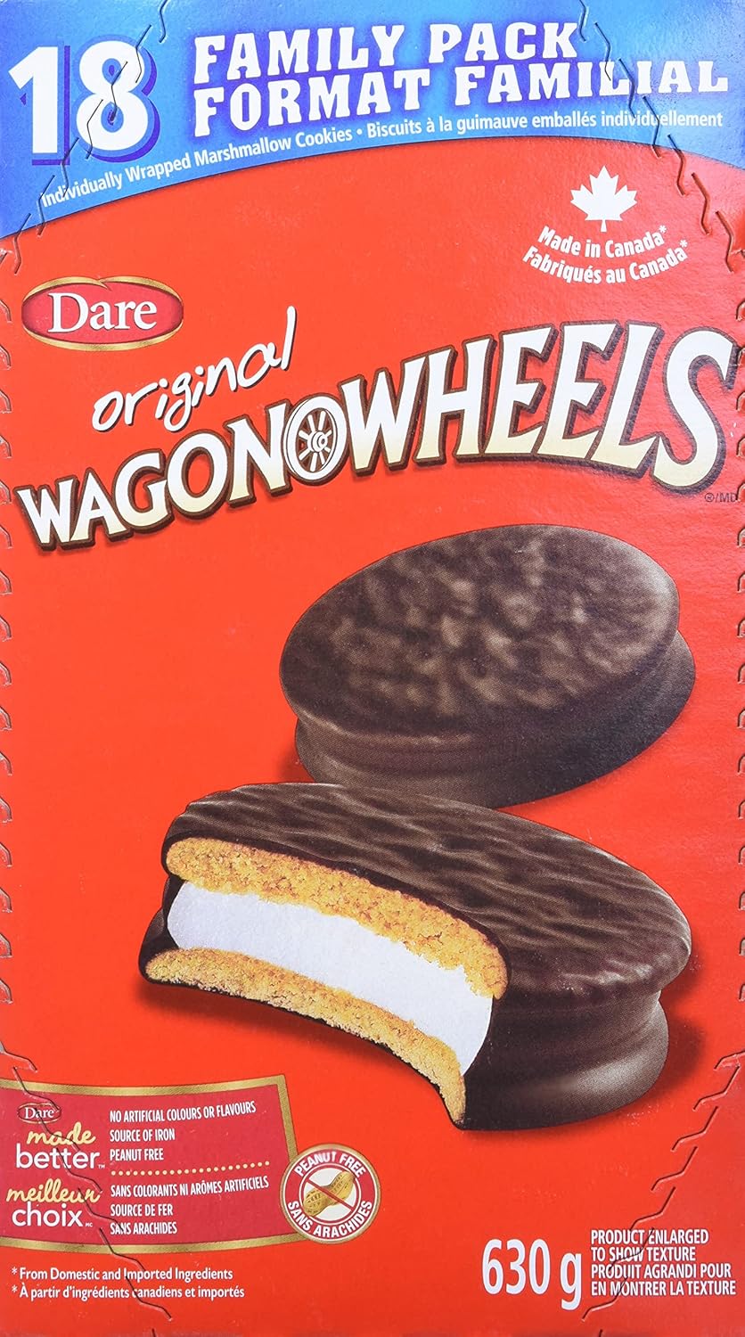 Wagon Wheels Biscuits Dare Original, Boîte de 630 g : Amazon.ca ...