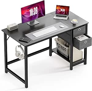 Amazon.com: Computer Desk, 40 Inch Desk with Drawers and Stand ...