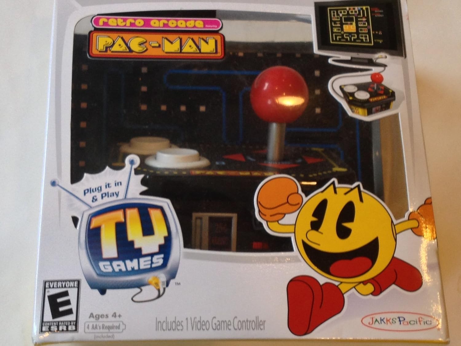 Amazon.com: Pac-Man Retro Arcade Plug & Play Game : Toys & Games