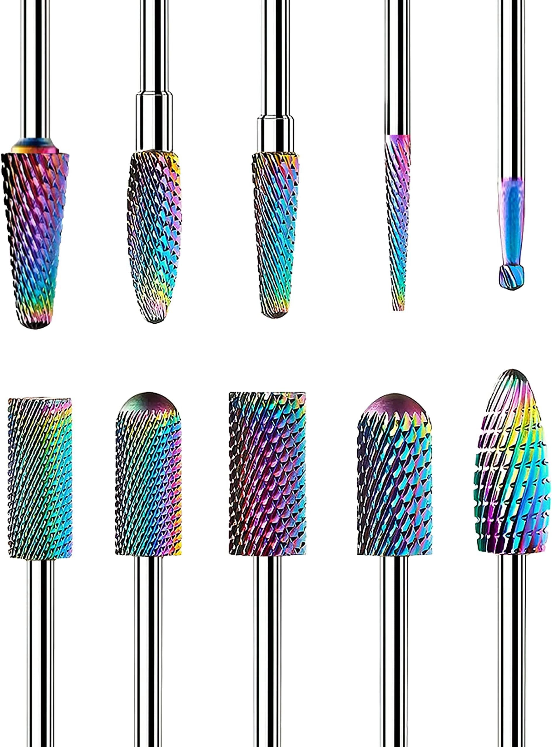 Amazon.com: Cellentool 25Pcs Nail Drill Bits Set with Storage Box, 3/32 ...