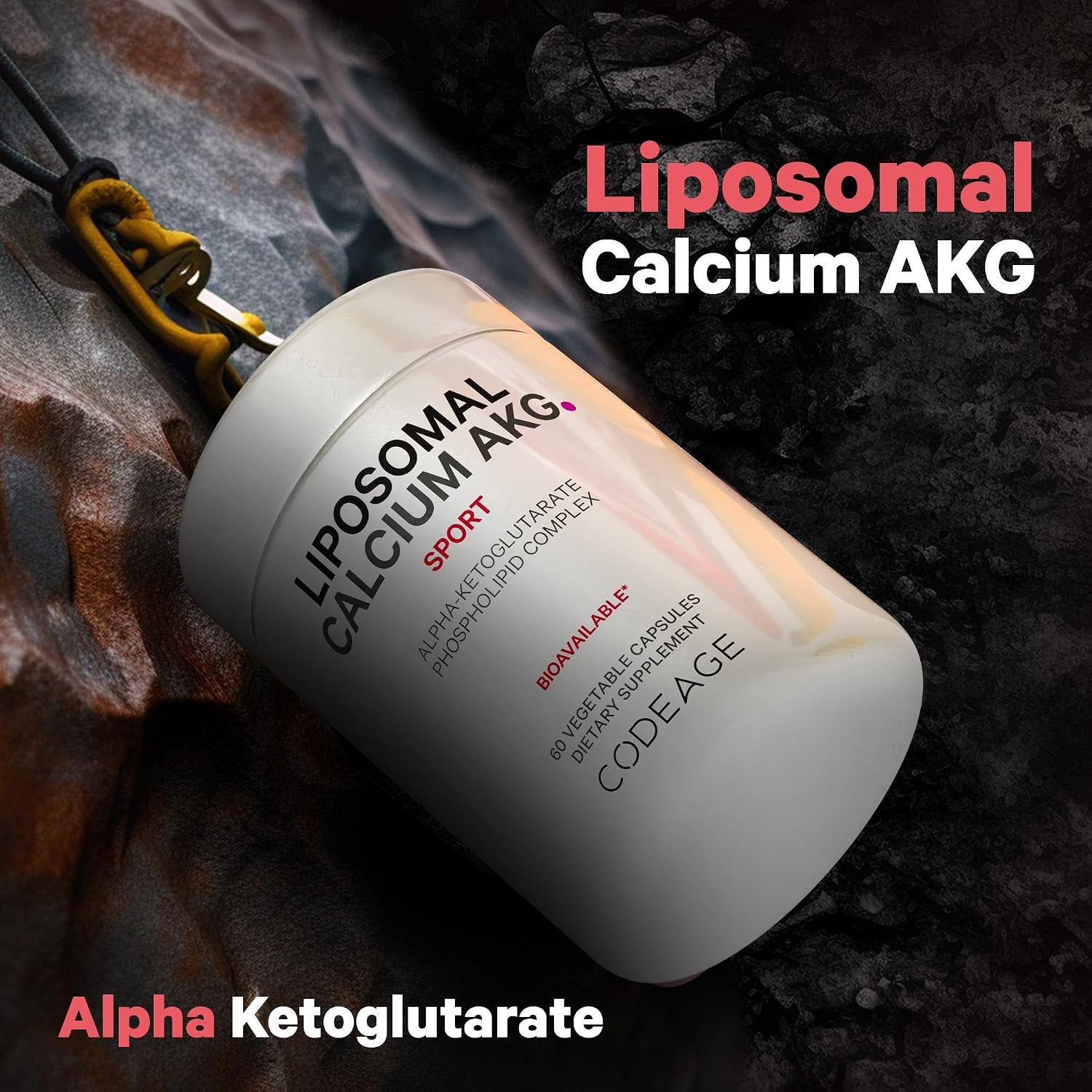 Suplemento de Cálcio Lipossomal Codeage AKG - Cálcio Alpha ...