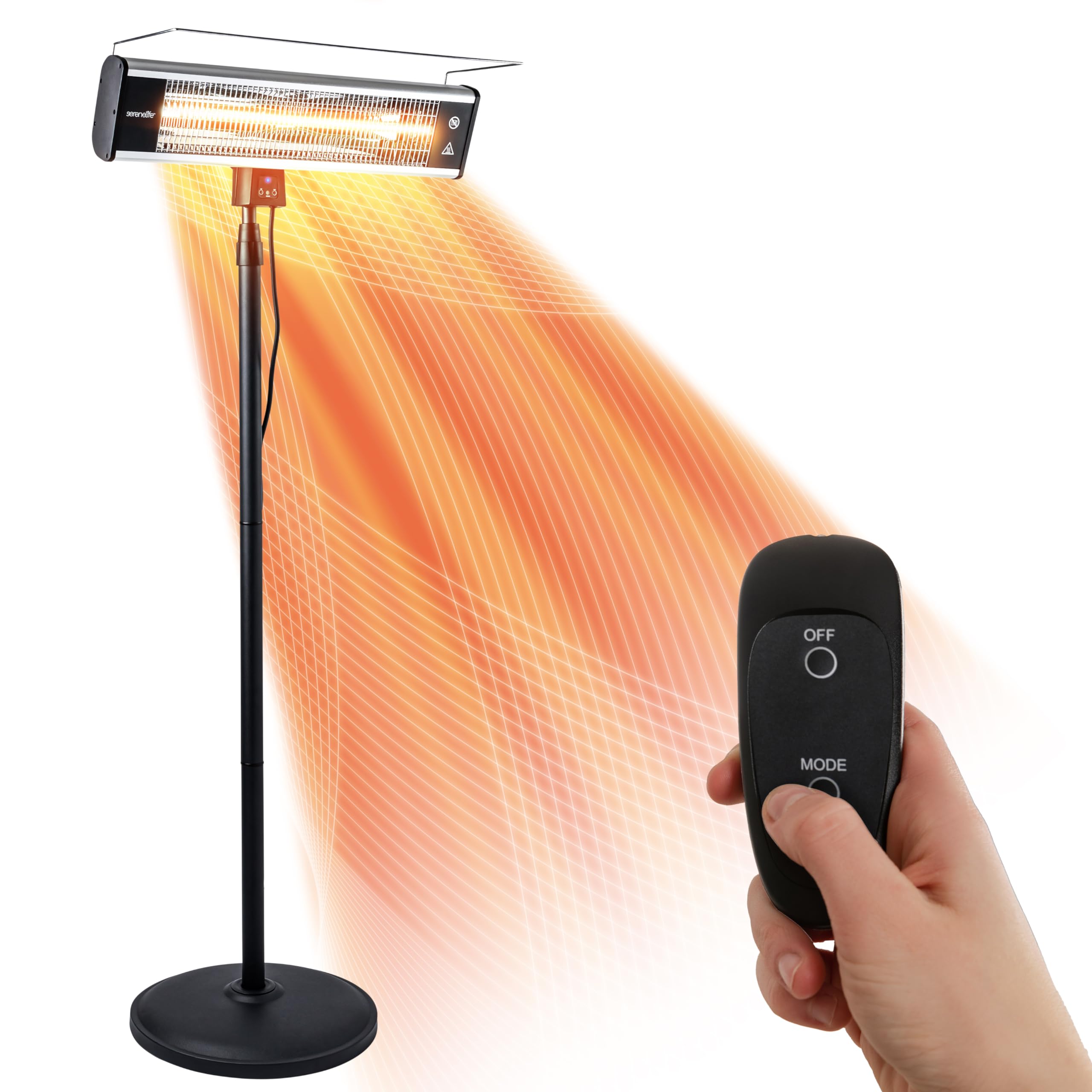 Amazon.com: SereneLife Infrared Patio Heater, Electric Patio Heater for ...