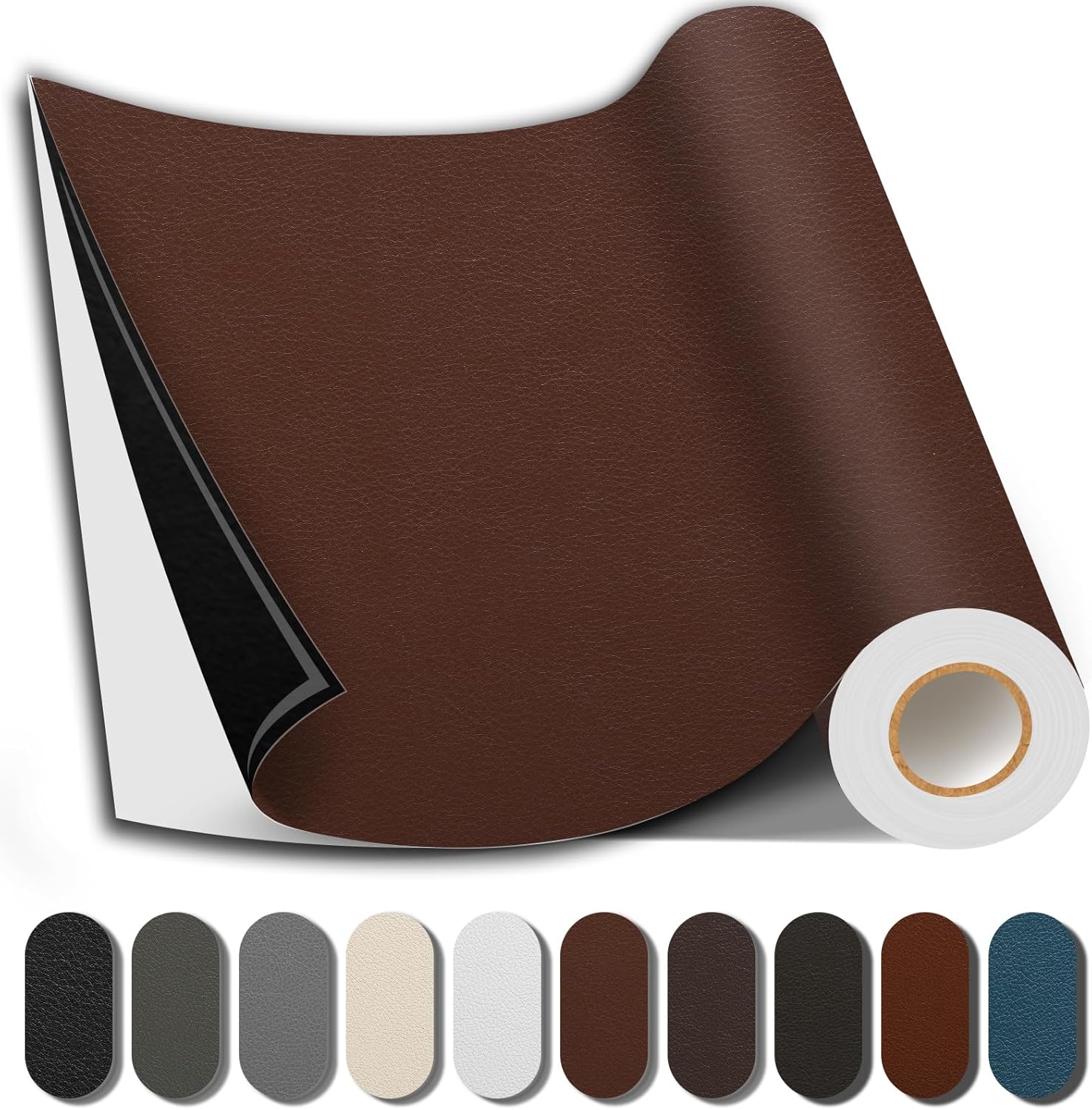 Shagoom Leather Repair Kit, 17X79 inch Self Adhesive Vinyl Patch ...