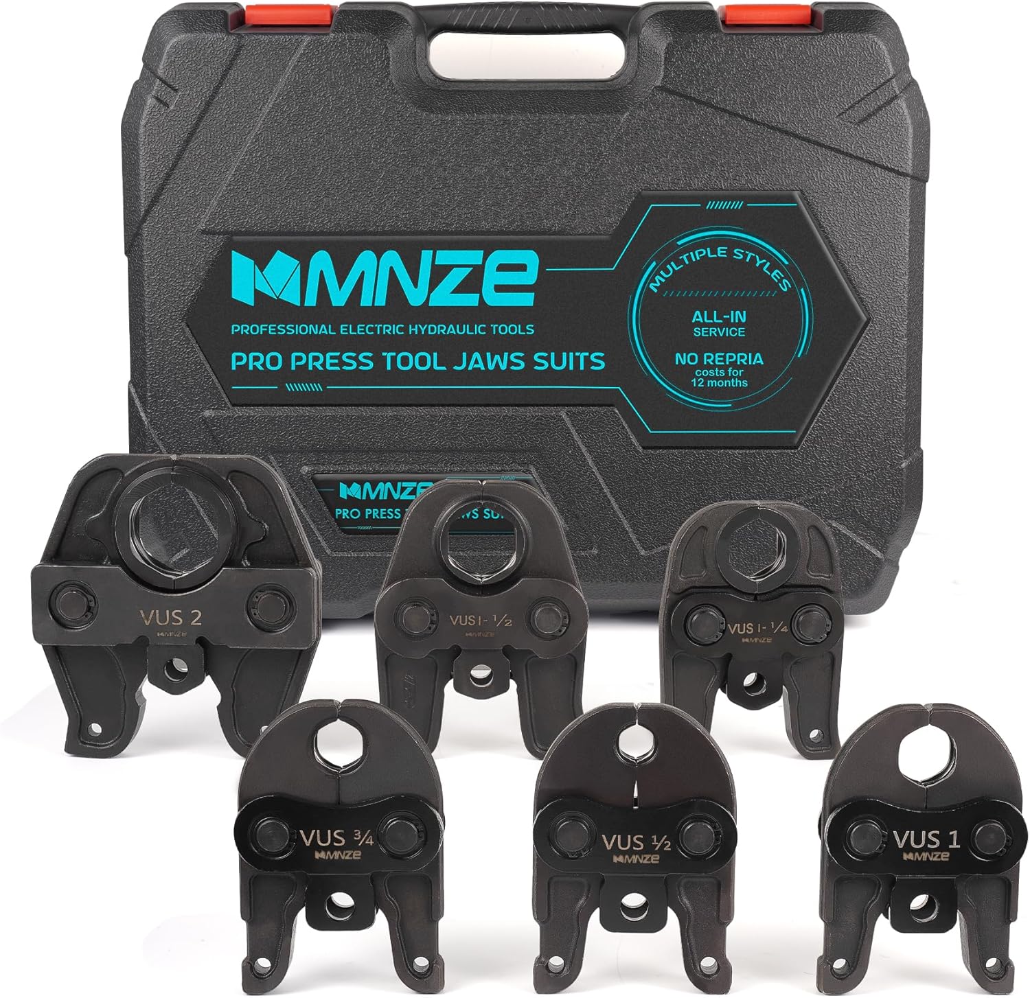Amazon.com: MMNZE 6 PCS Standard ProPress Jaws Kit, 1/2", 3/4", 1",1-1/ ...