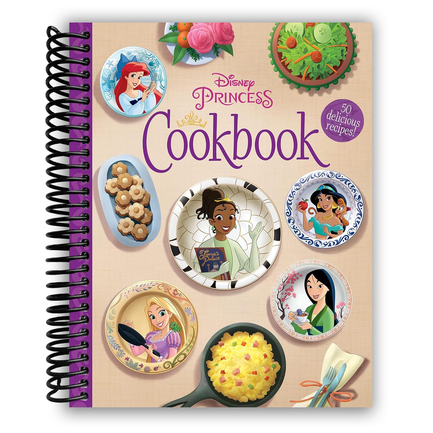 The Disney Princess Cookbook [Spiral-bound] Disney Books: Walt Disney ...