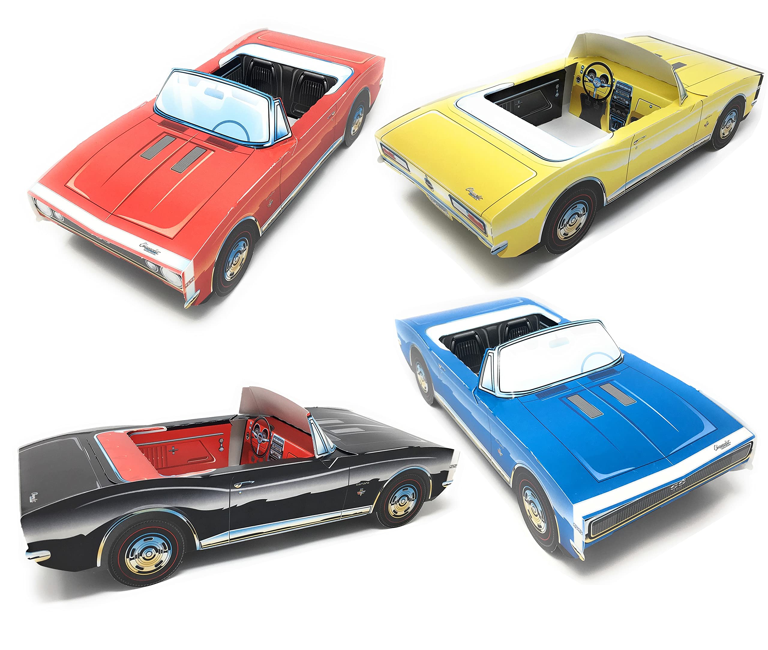 Buy 12 Car Set - 1967 Chevy Camaro Classic Car Collection Party Food ...