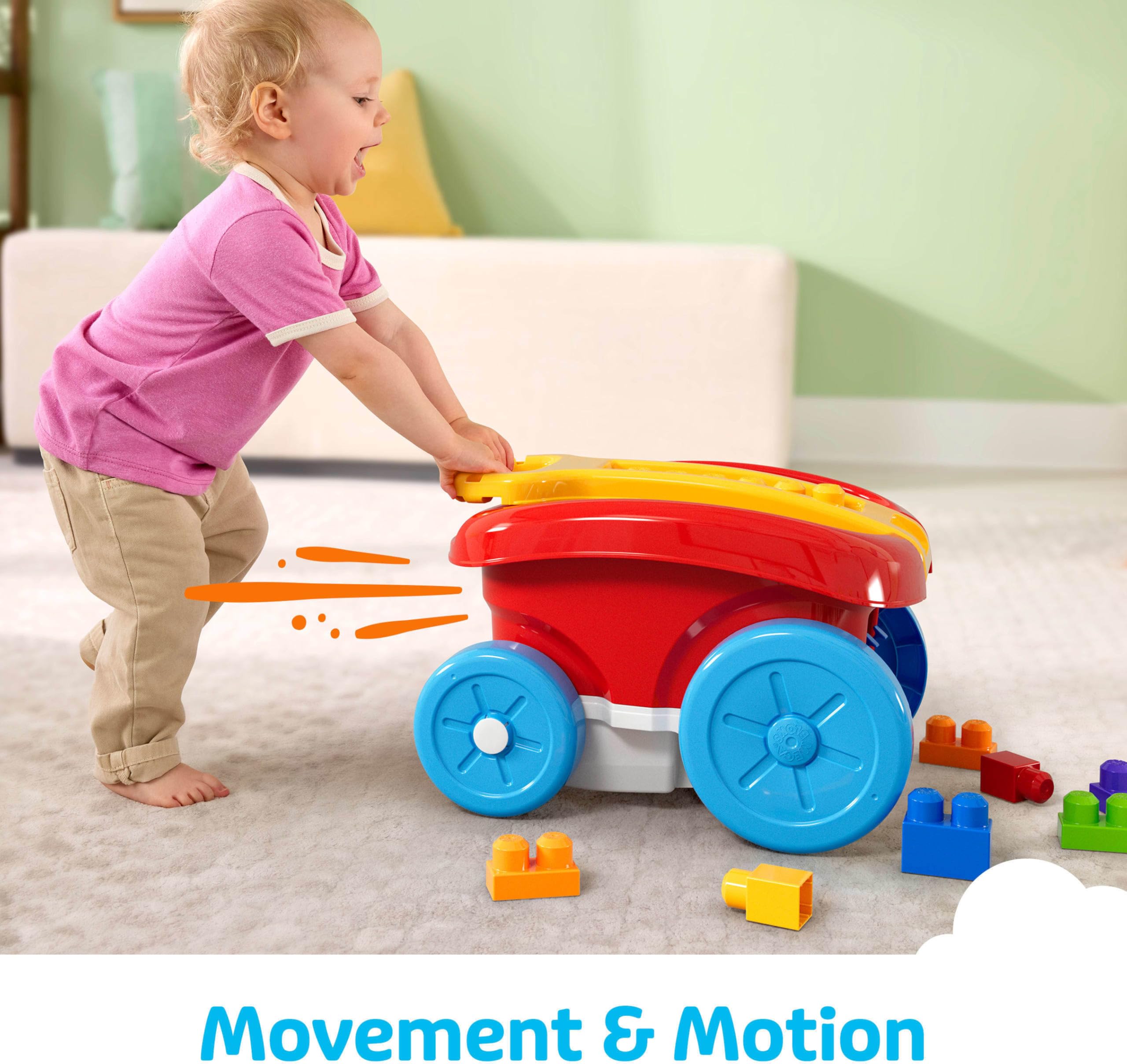 Toddler Mega Blocks Wagon