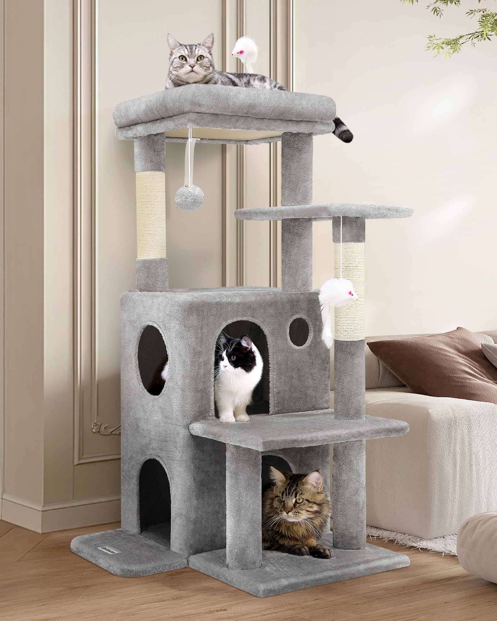 Amazon.com : Cat Tree, Modern Cat Tree Tower for Indoor Cats -42" Tall ...