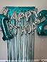 Amazon.com: Teal Blue Birthday Decorations for Women Girl - Teal Blue ...