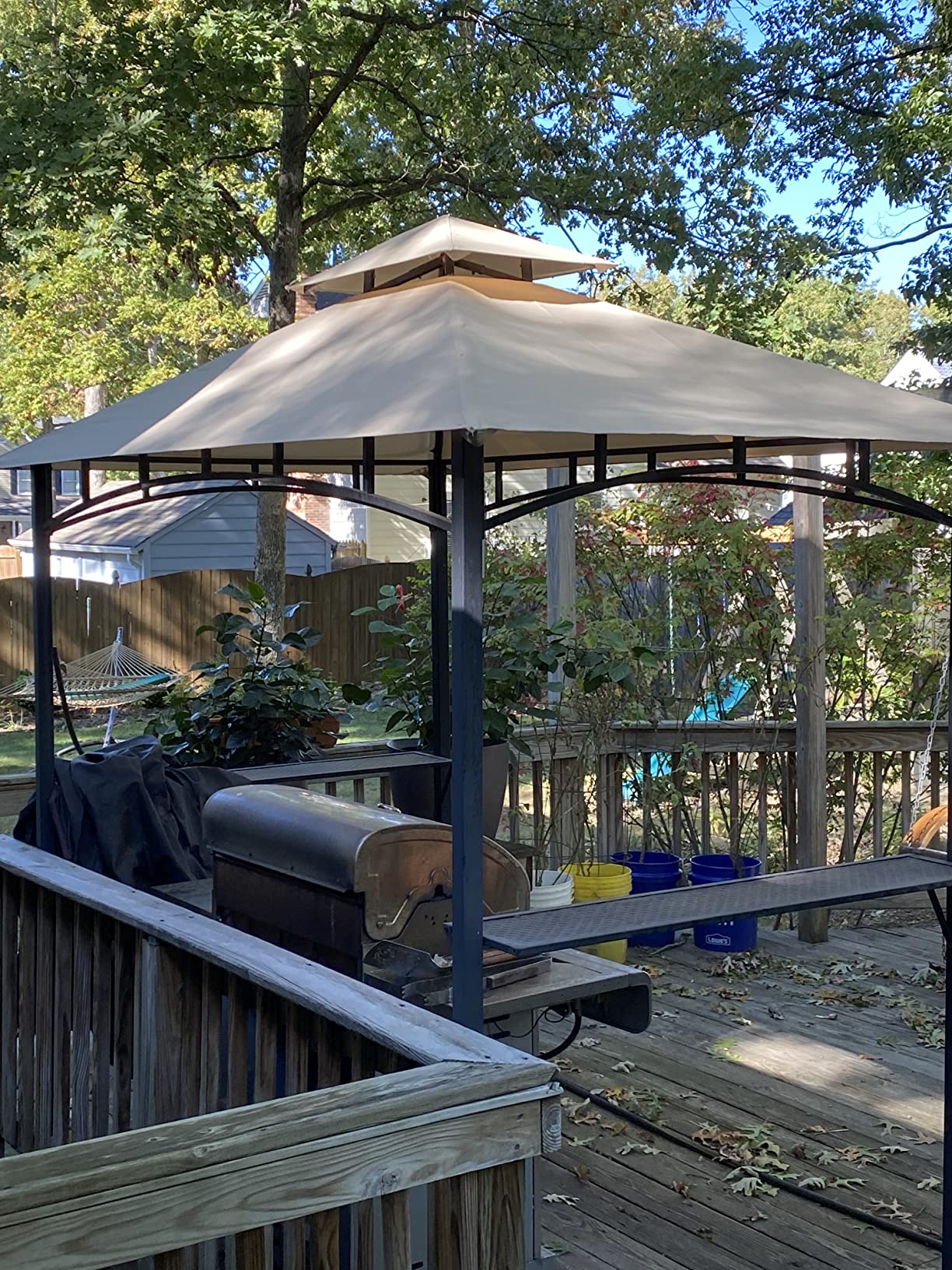$8/mo - Finance ontheway 5FT x 8FT Double Tiered Replacement Canopy ...
