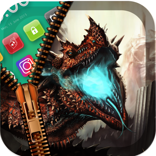 Dragon Fire Zip Lock : Wallpaper Zipper Locker - App on Amazon Appstore