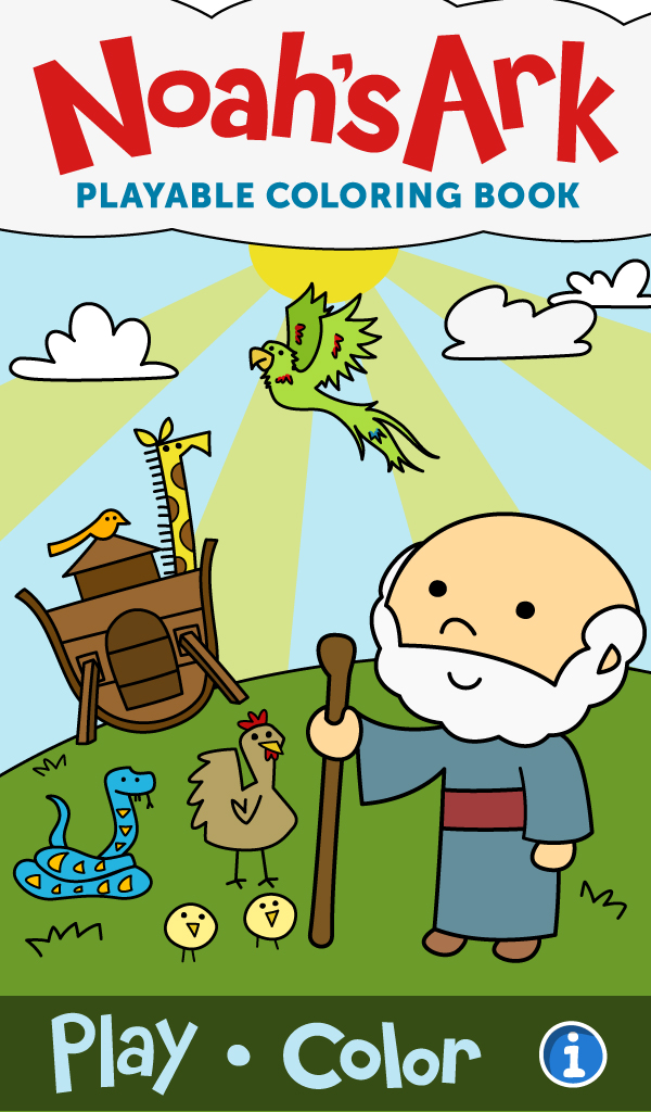 Noah's Ark Playable Coloring Book - App on Amazon Appstore