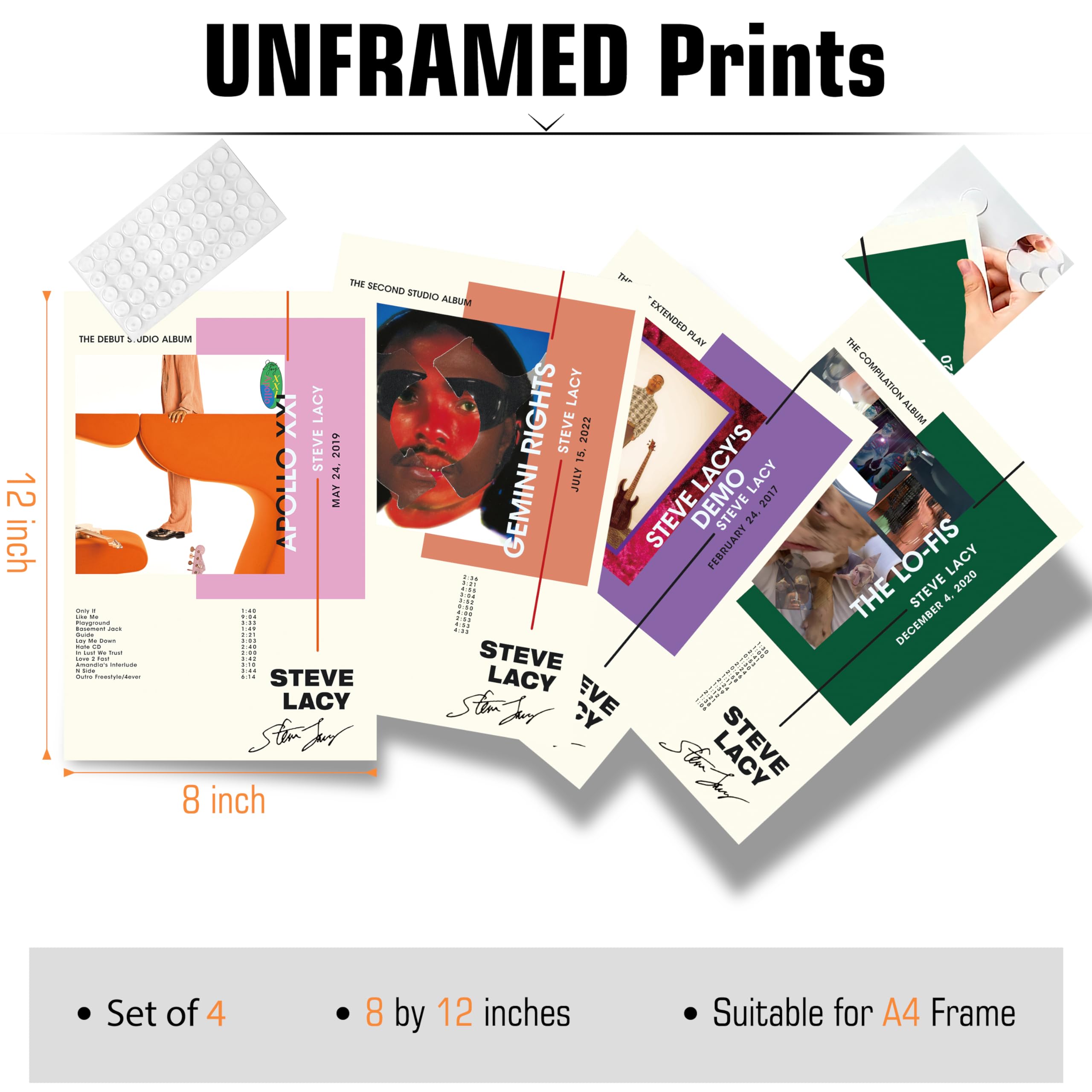 Snapklik.com : BcoMfy Steve Lacy Poster Album Cover Posters For Room ...