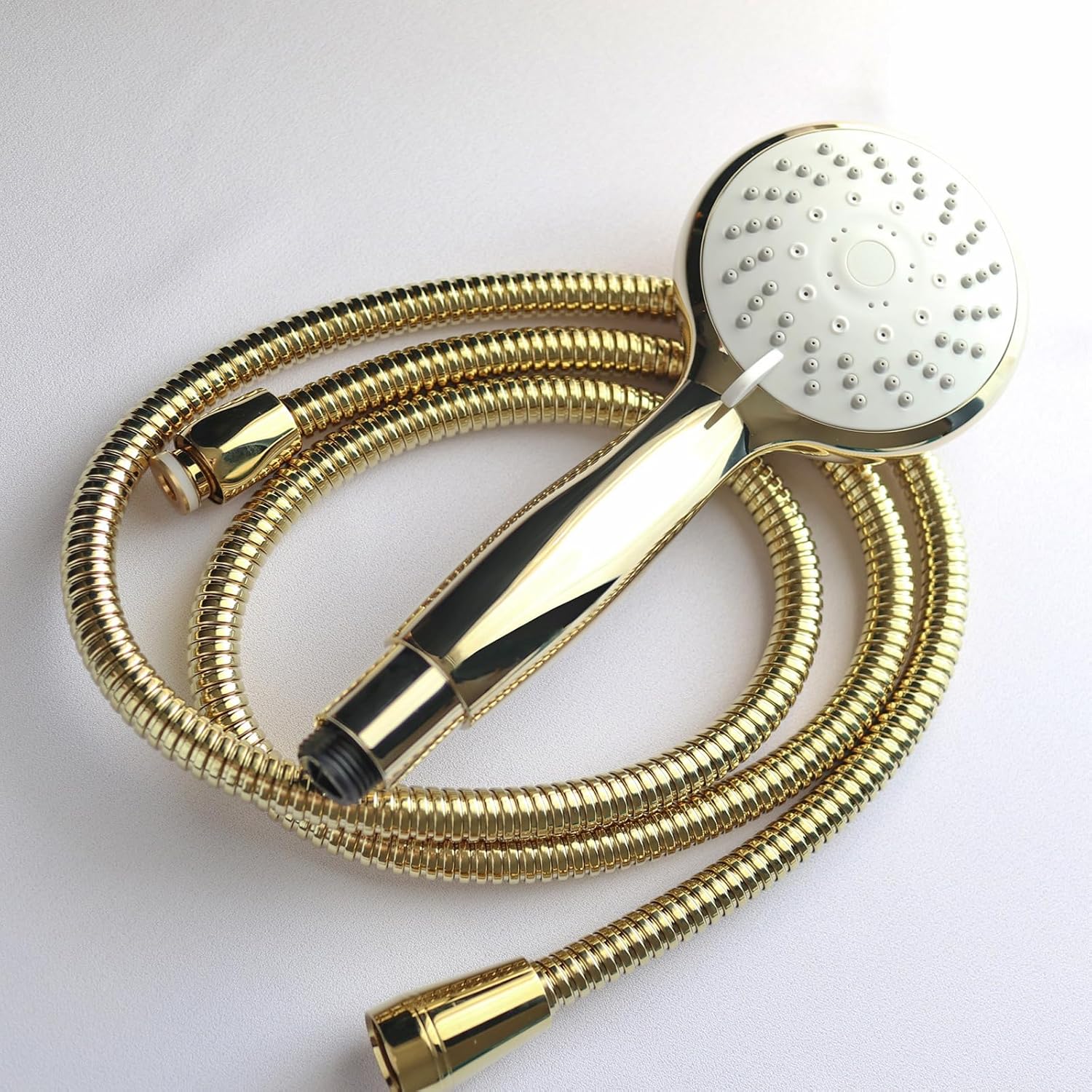Japanese Micro Bubble Shower Head Bonheur (Gold) | 5 Settings for Mist ...
