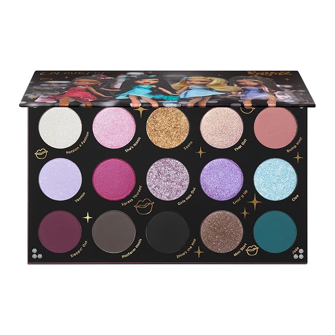 Amazon.com : ColourPop x Bratz Girls Nite Out Eyeshadow Palette ...