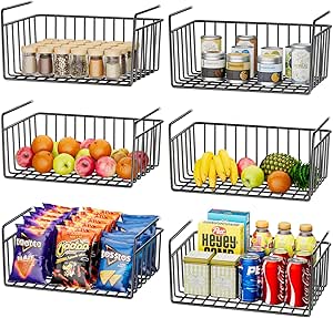 Amazon.com - SUFAUY 6pcs Under Shelf Storage Basket, Under Cabinet Wire ...