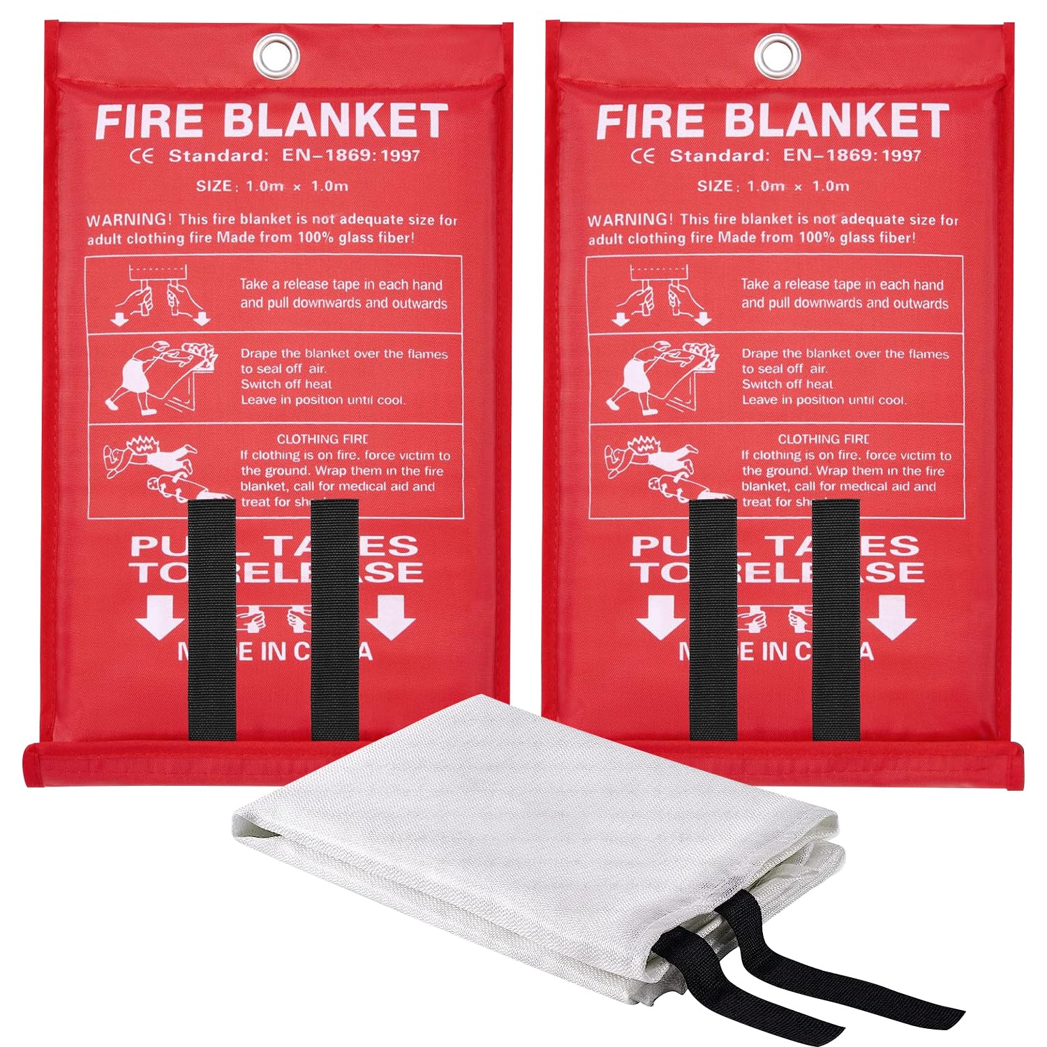 Amazon.com: BXFRAE Fire Blanket for Home and Kitchen, 40"x40 ...