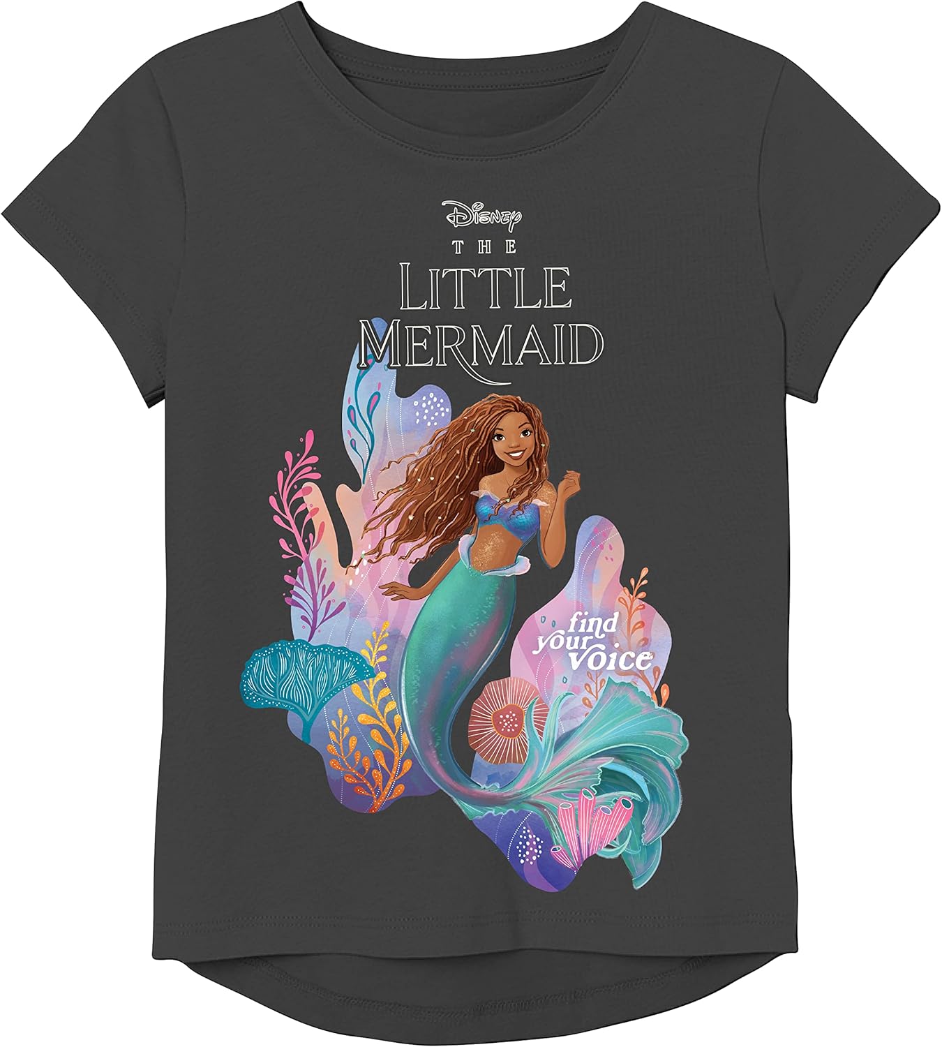Amazon.com: Disney Little Mermaid Movie (Live Action) Girls Hi-lo ...