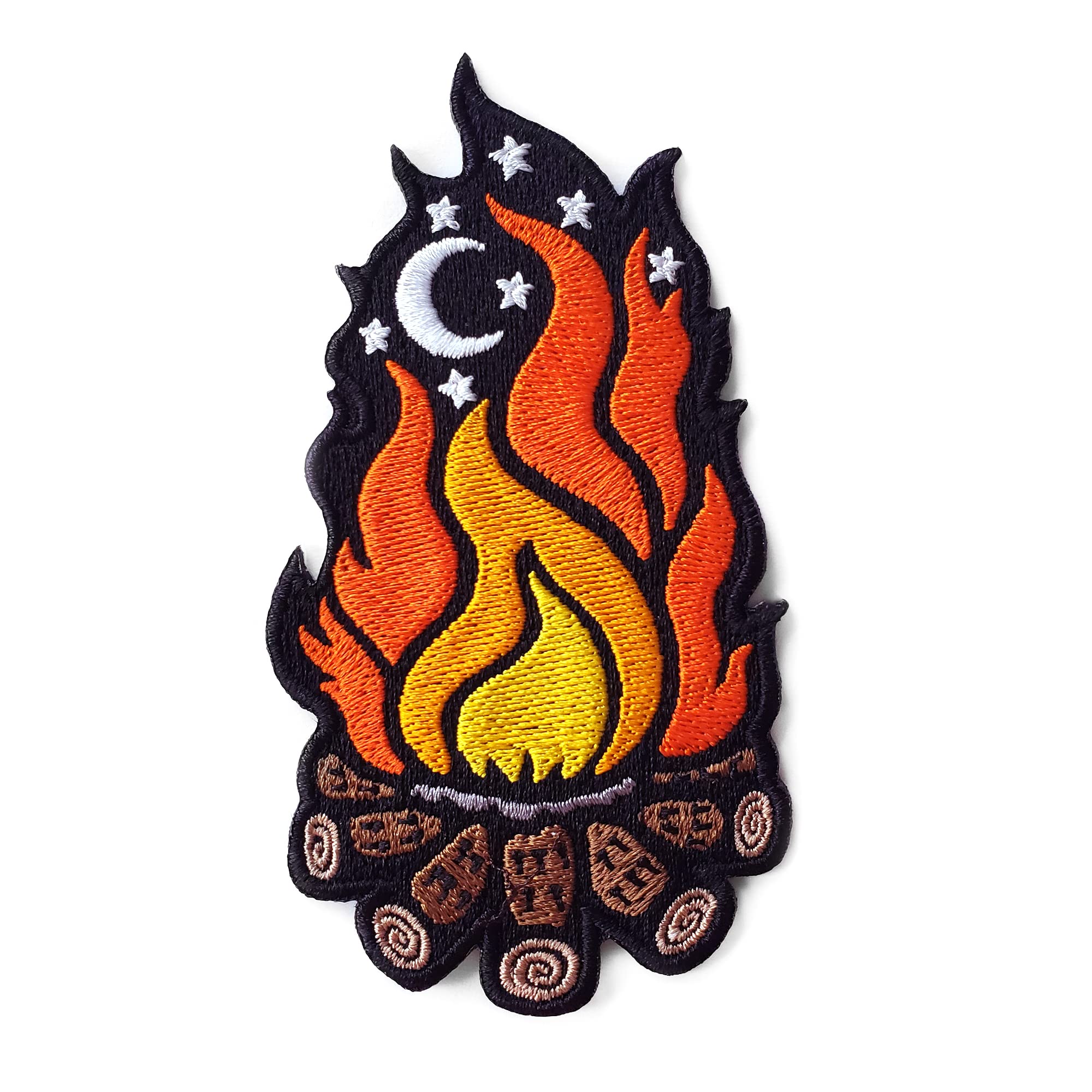 Amazon.com: Kolorspun Campfire Patch - Iron on and Sew on Embroidered Patch : Arts, Crafts & Sewing