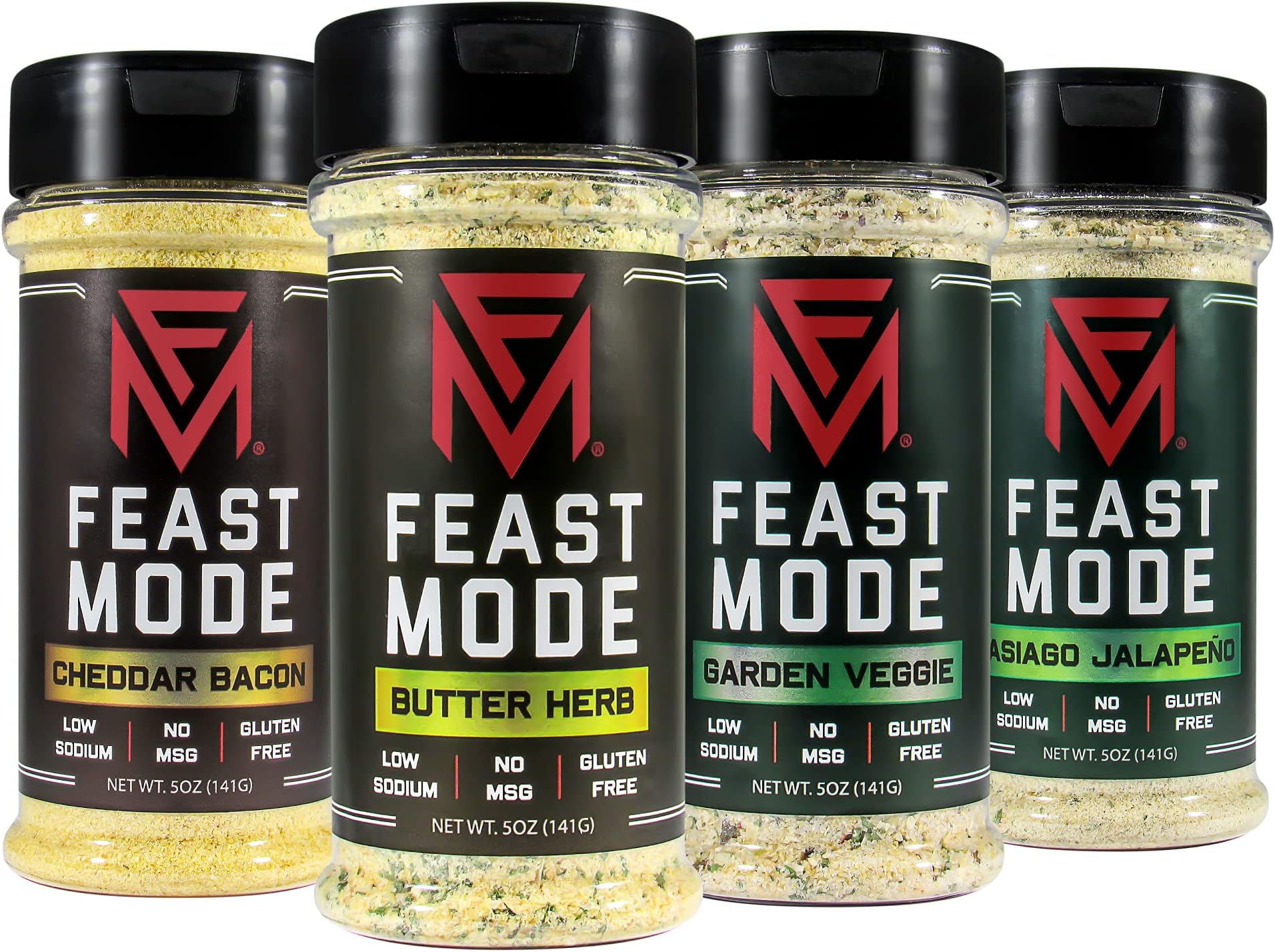 Amazon.com : Full Body 4 Pack Blends - Feast Mode Flavors - Low Sodium ...