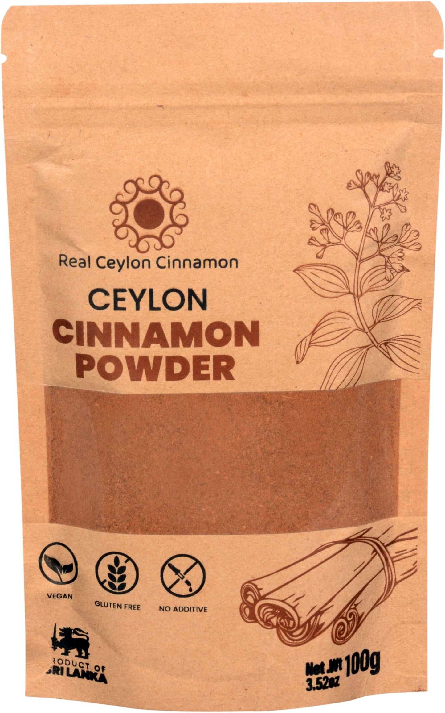 Amazon.com : Real Ceylon Cinnamon - Moringa Powder From Sri Lanka 50g ...