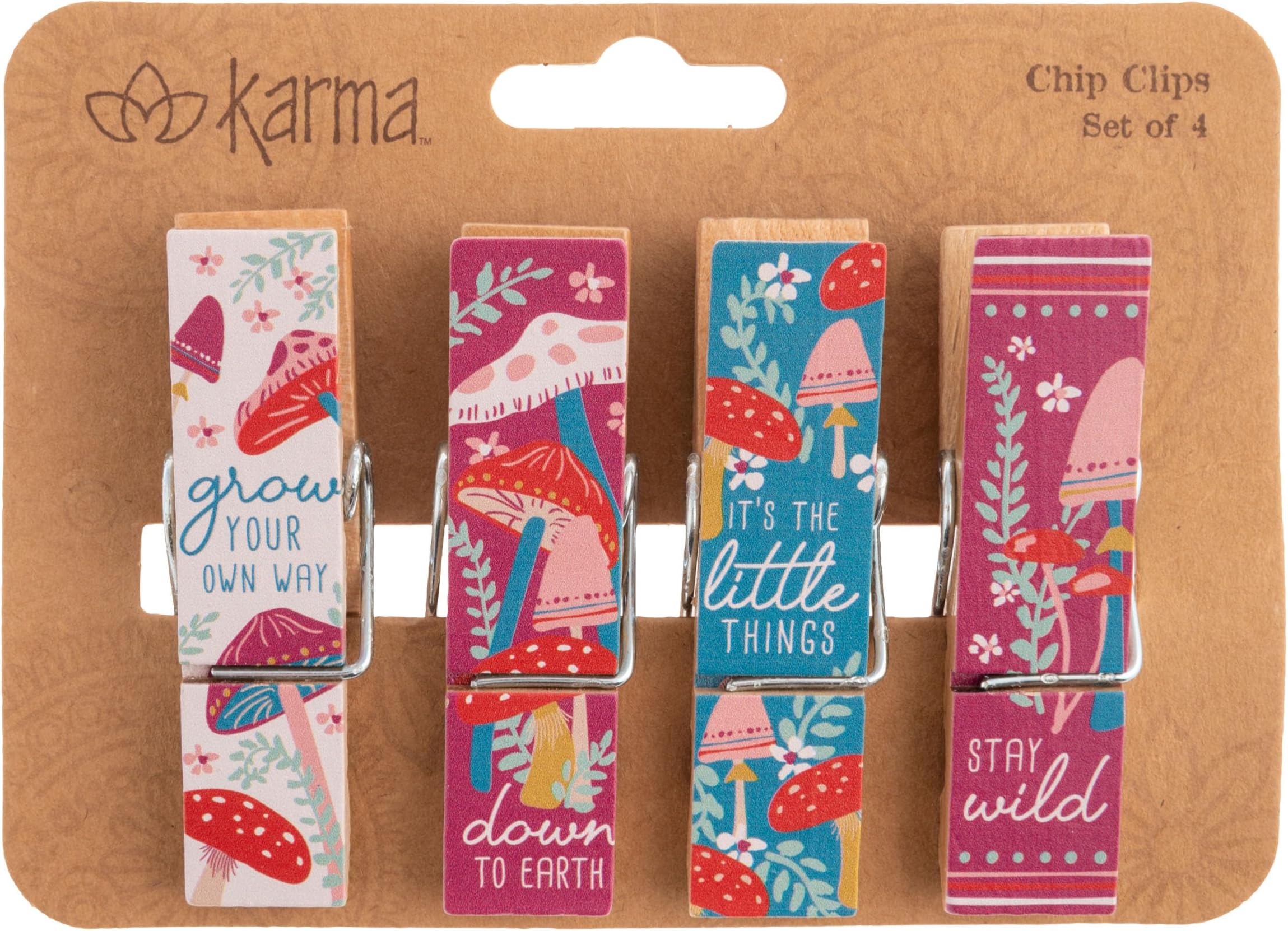 Amazon.com : Karma Chip Clips - Bag Clips - Potato Chip Bag Clips ...