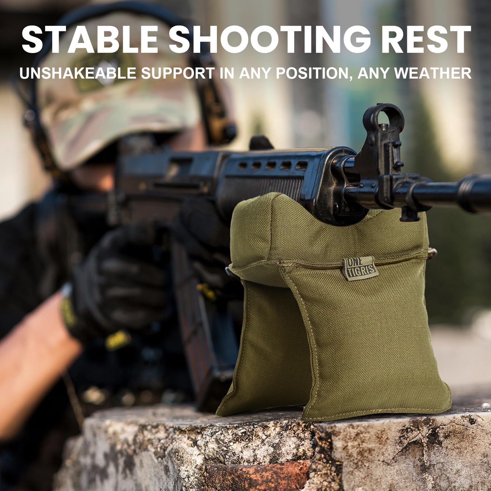 Snapklik.com : OneTigris Shooting Rest Bag, Pre-Filled Shooting Sand ...
