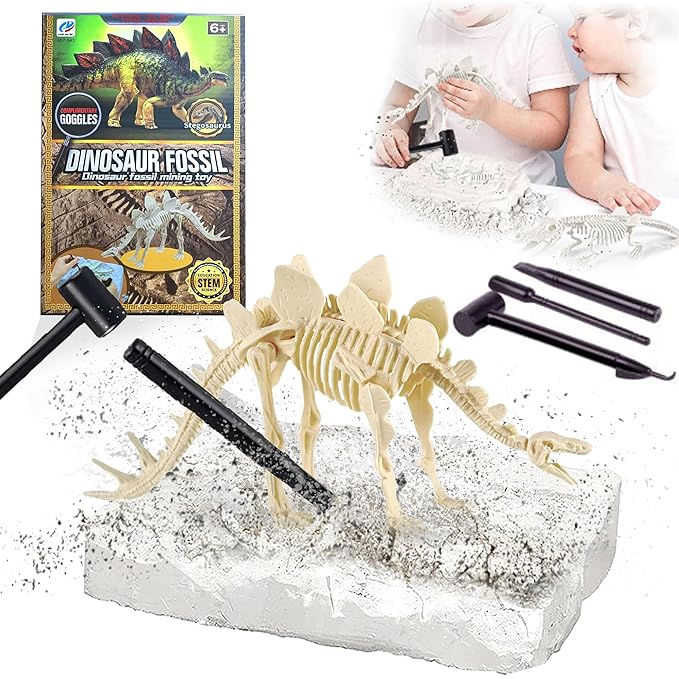 Buy Kidology Dinosaur Fossil Digging Kit for Kids | Dino Fossil Dig Kit ...