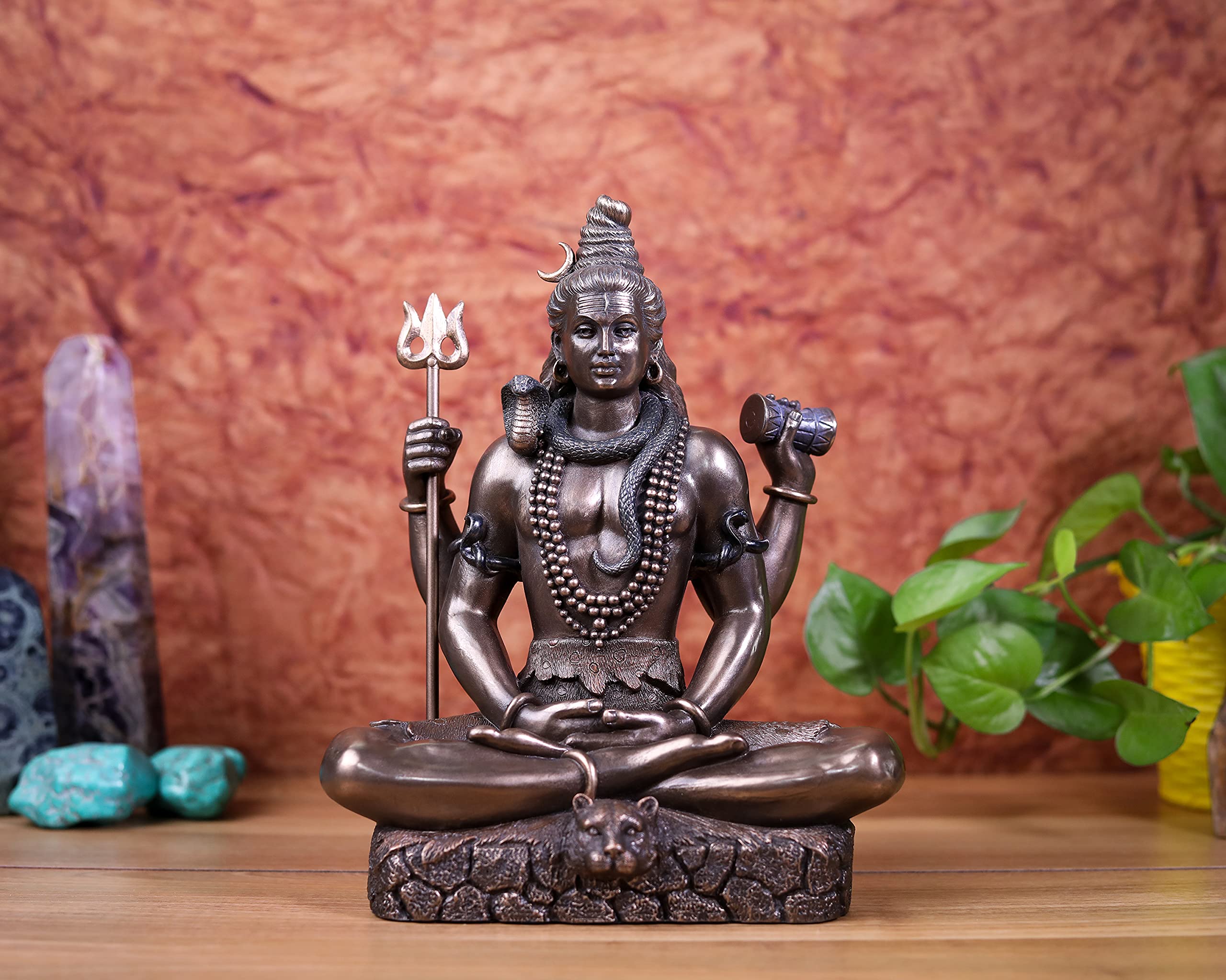 Buy Emporio Emerald 8 INCH Lord Shiva Statue,Shiva Statue, Light Weight ...