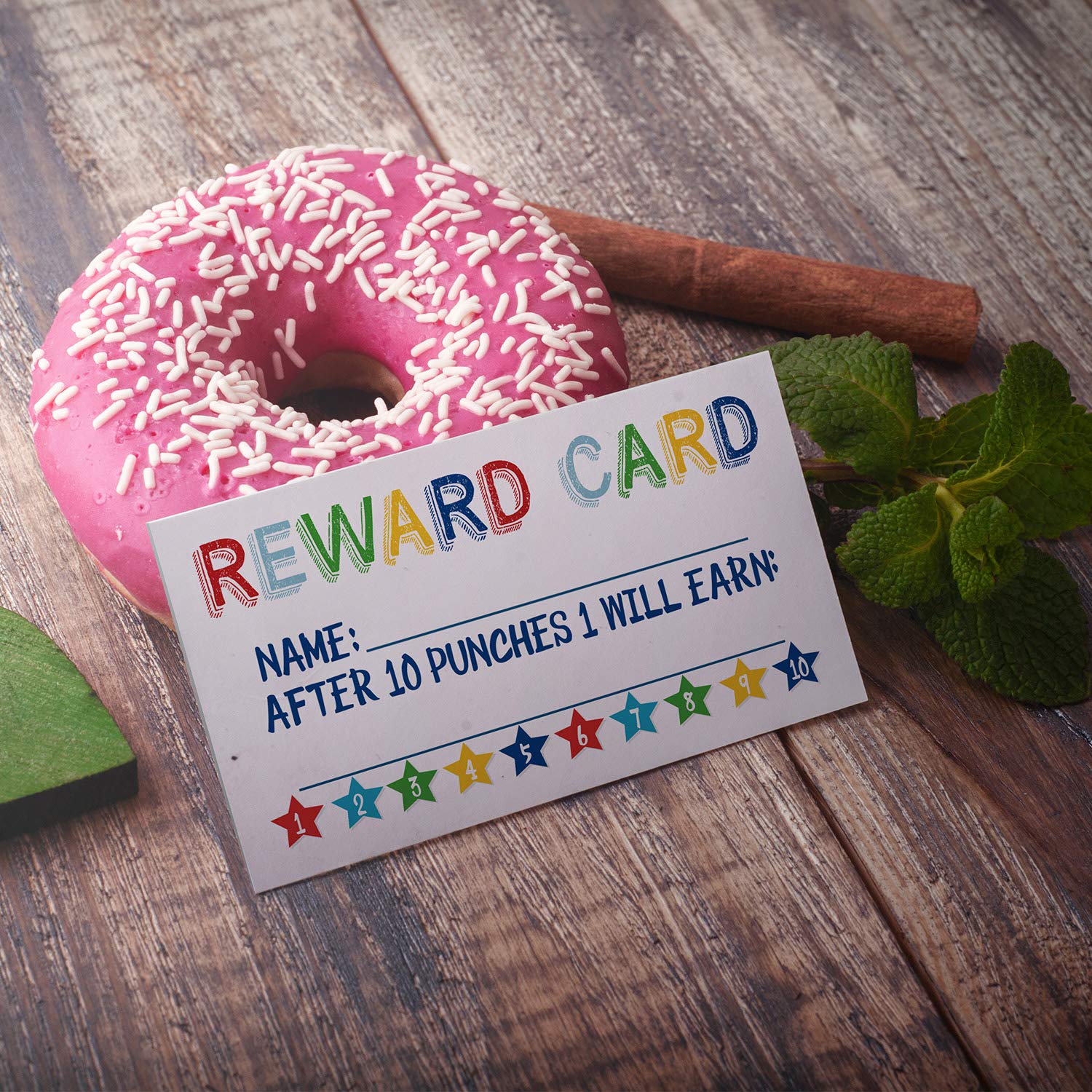 Student Motivation Tools 50 Rewards Punch Cards - Behavior Incentive ...